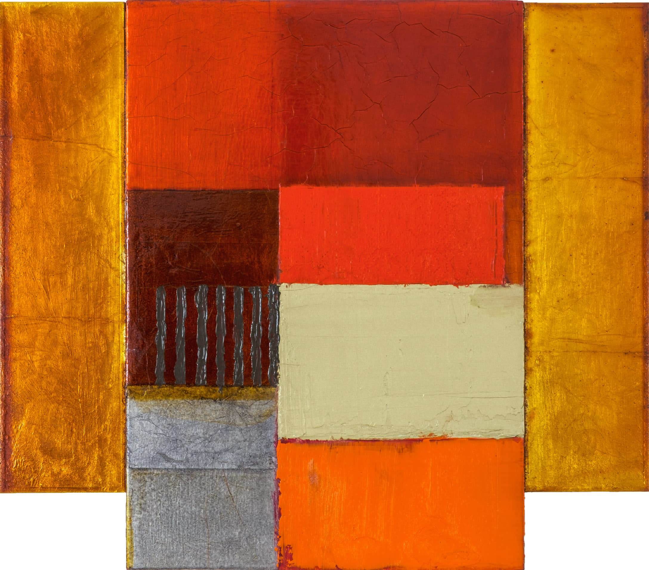 Steve Joy, Forbidden Colours Red/Gold, 2025 | Velarde | Contemporary ...