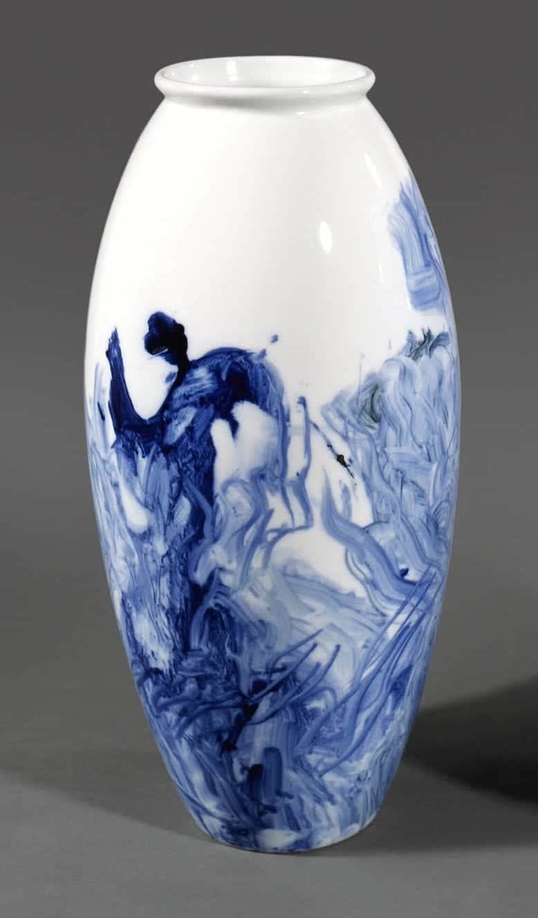 Zao Wou-Ki, Hommage à Li Po / Les flots incessants du Yang-Tse I, 2008 ...