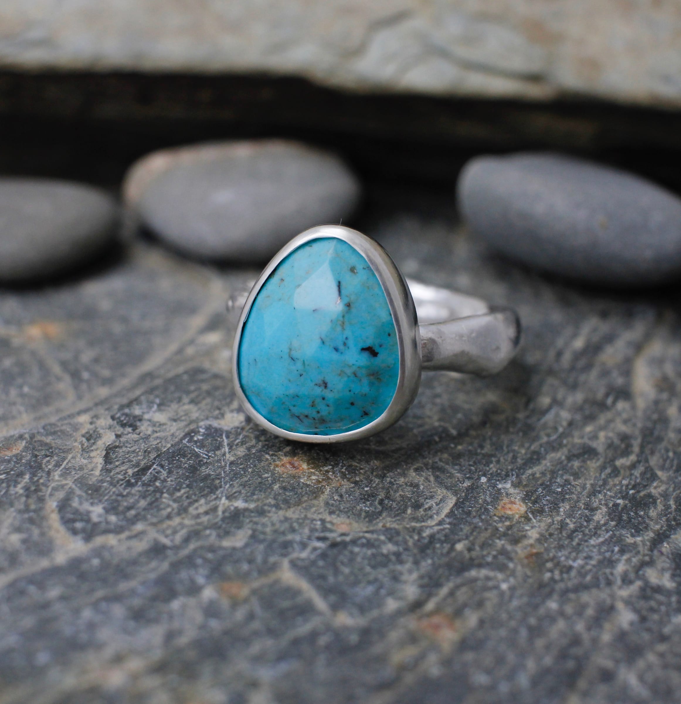 Marsha Drew, Turquoise Rustic Ring | Whitewater Contemporary