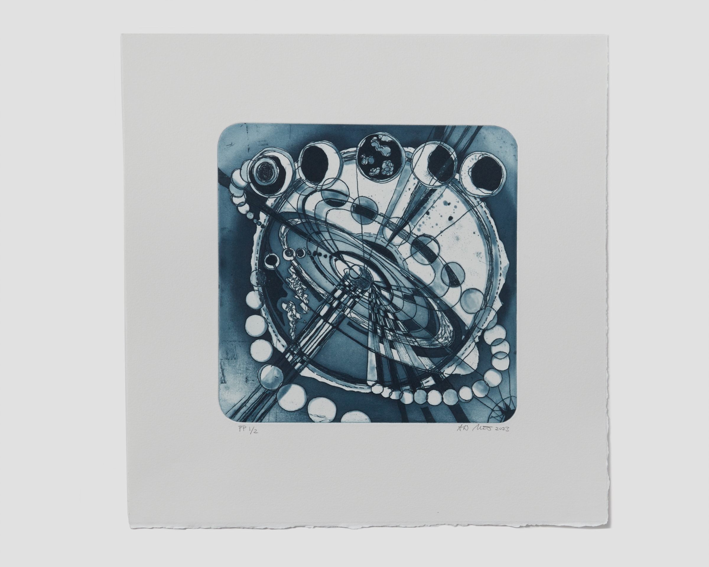 Ati Maier, Cosmic Triptych 3, 2023 | Zane Bennett Contemporary Art