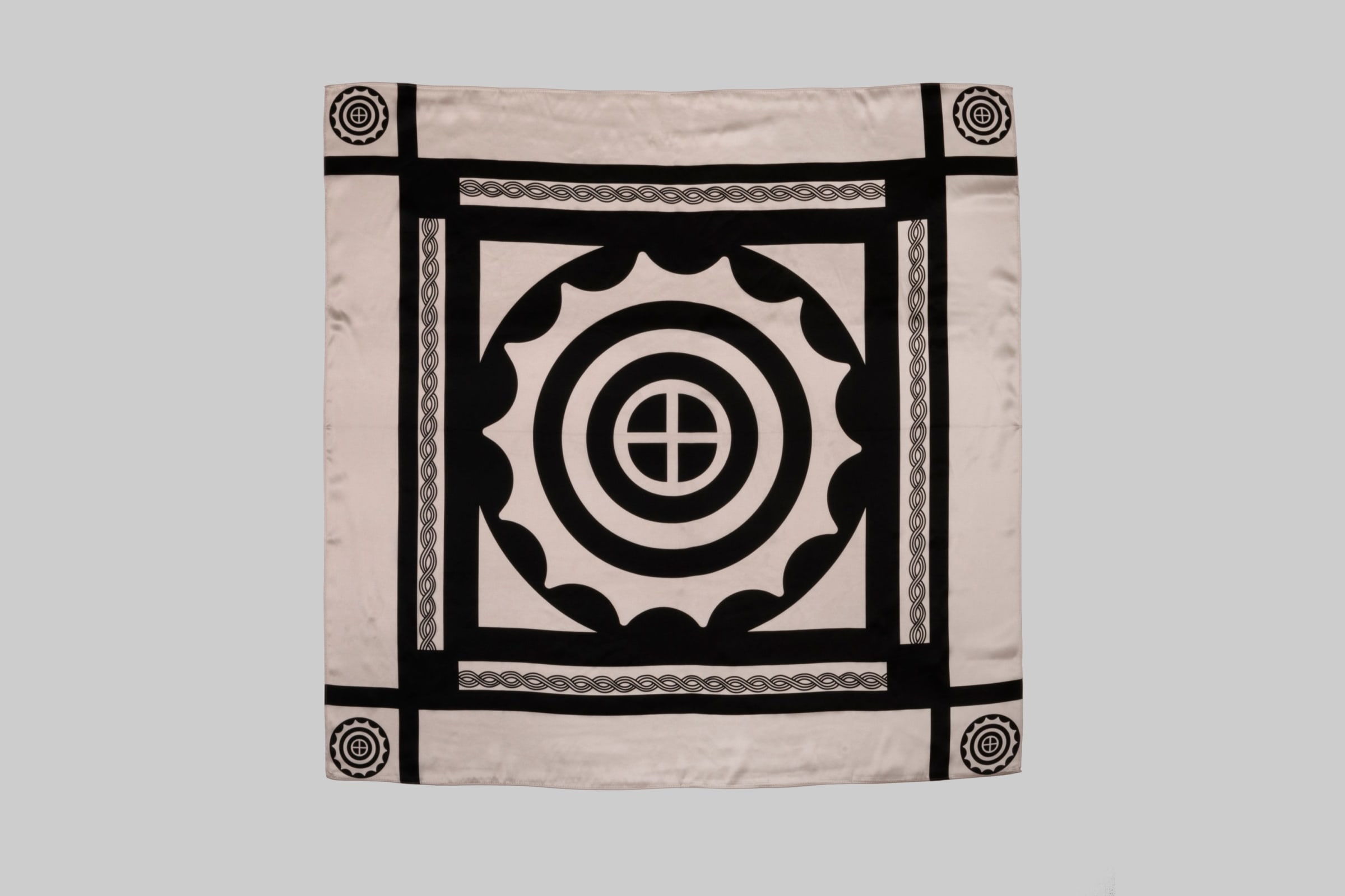 Mahota Textiles, Sun Symbol Silk Scarf | Zane Bennett Contemporary Art