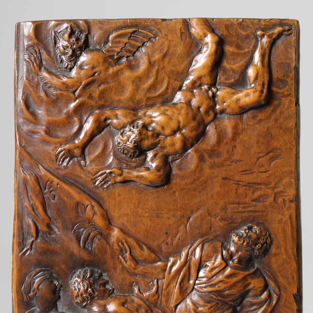 Fine Early 17th Century Carved BoxwoodRelief Tablet ( sold ...