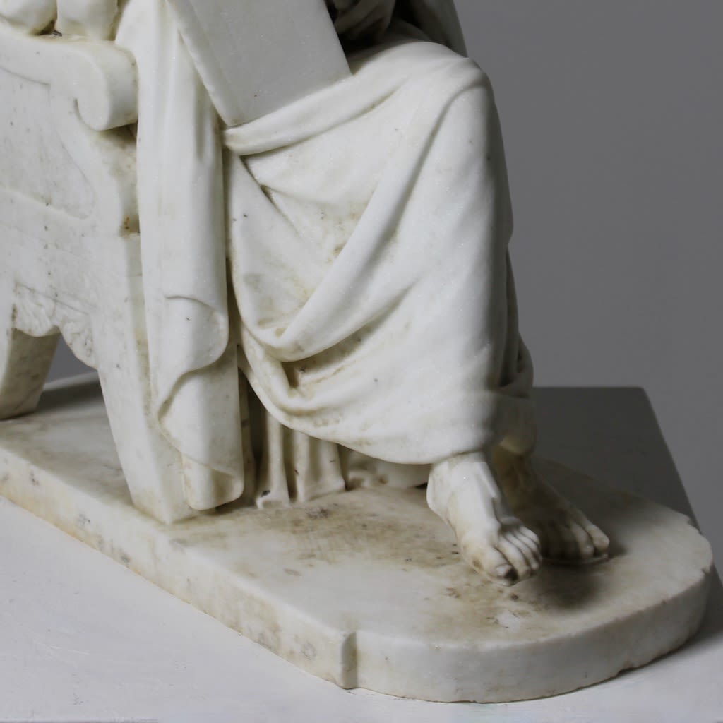 Early 19th Century Marble Figure Of William Wordsworth ( Sold ...