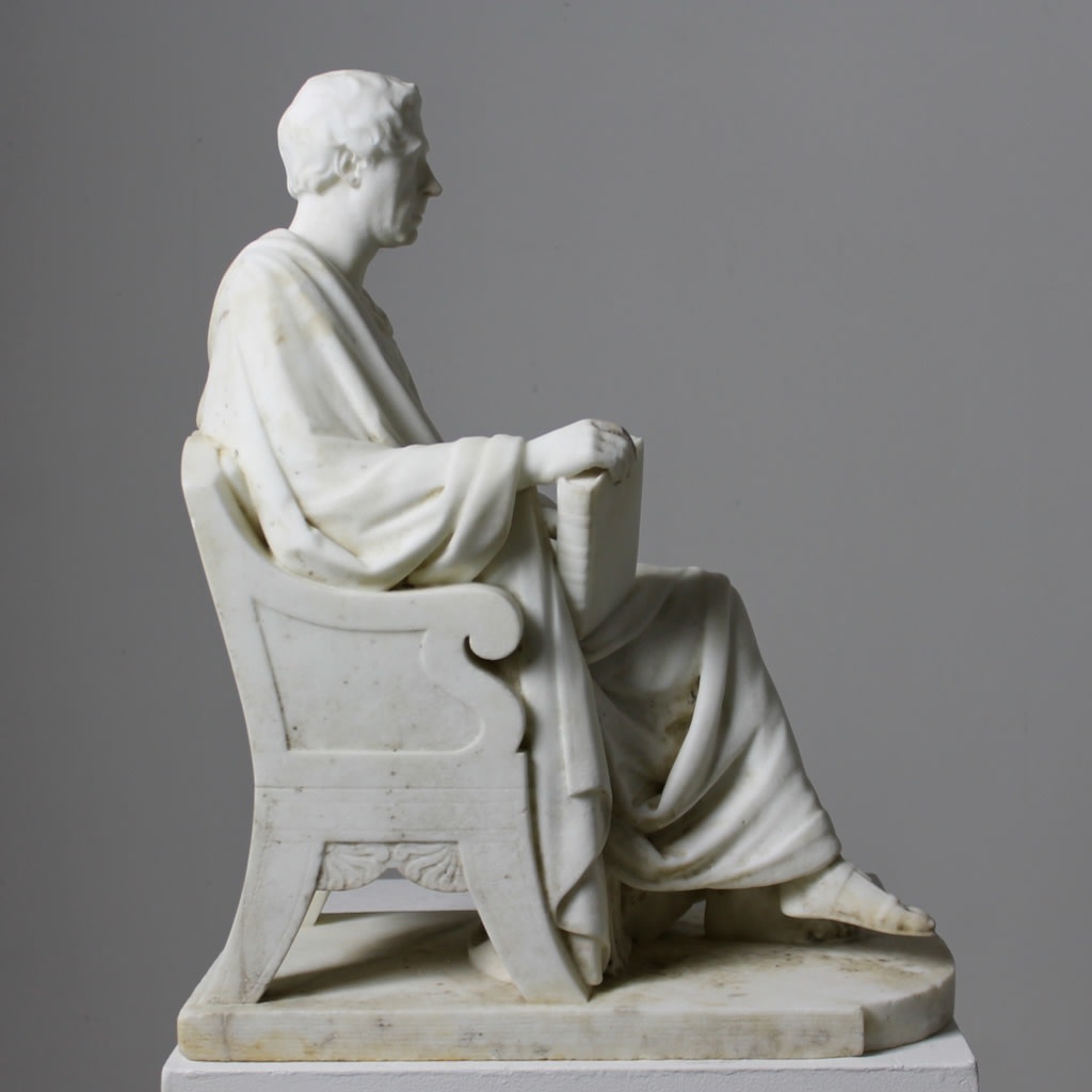 Early 19th Century Marble Figure Of William Wordsworth ( Sold ...