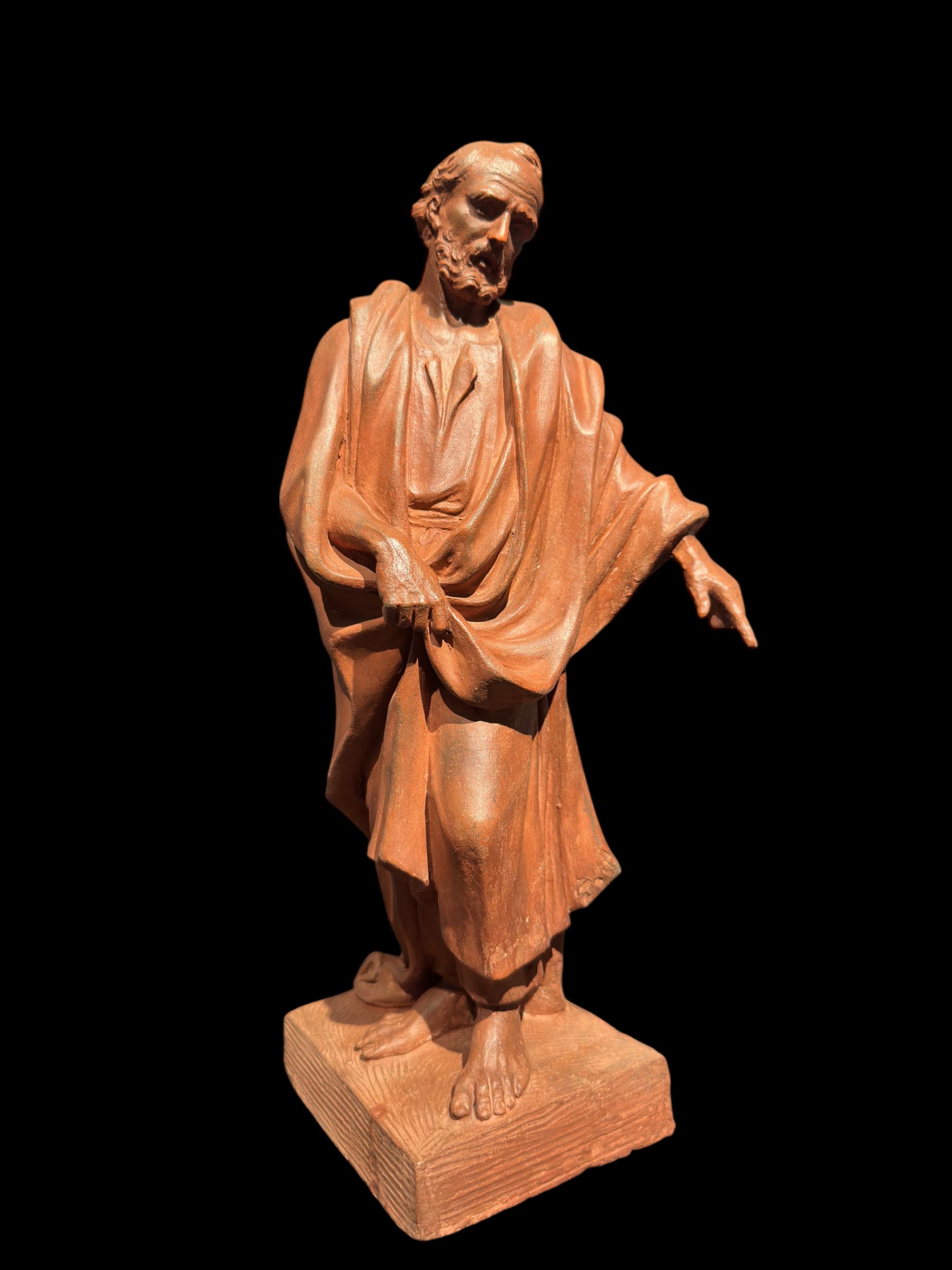 Jan Engelbert Pompe (Antwerp 1743 - 1810), Two Modelli for Male Saints ...