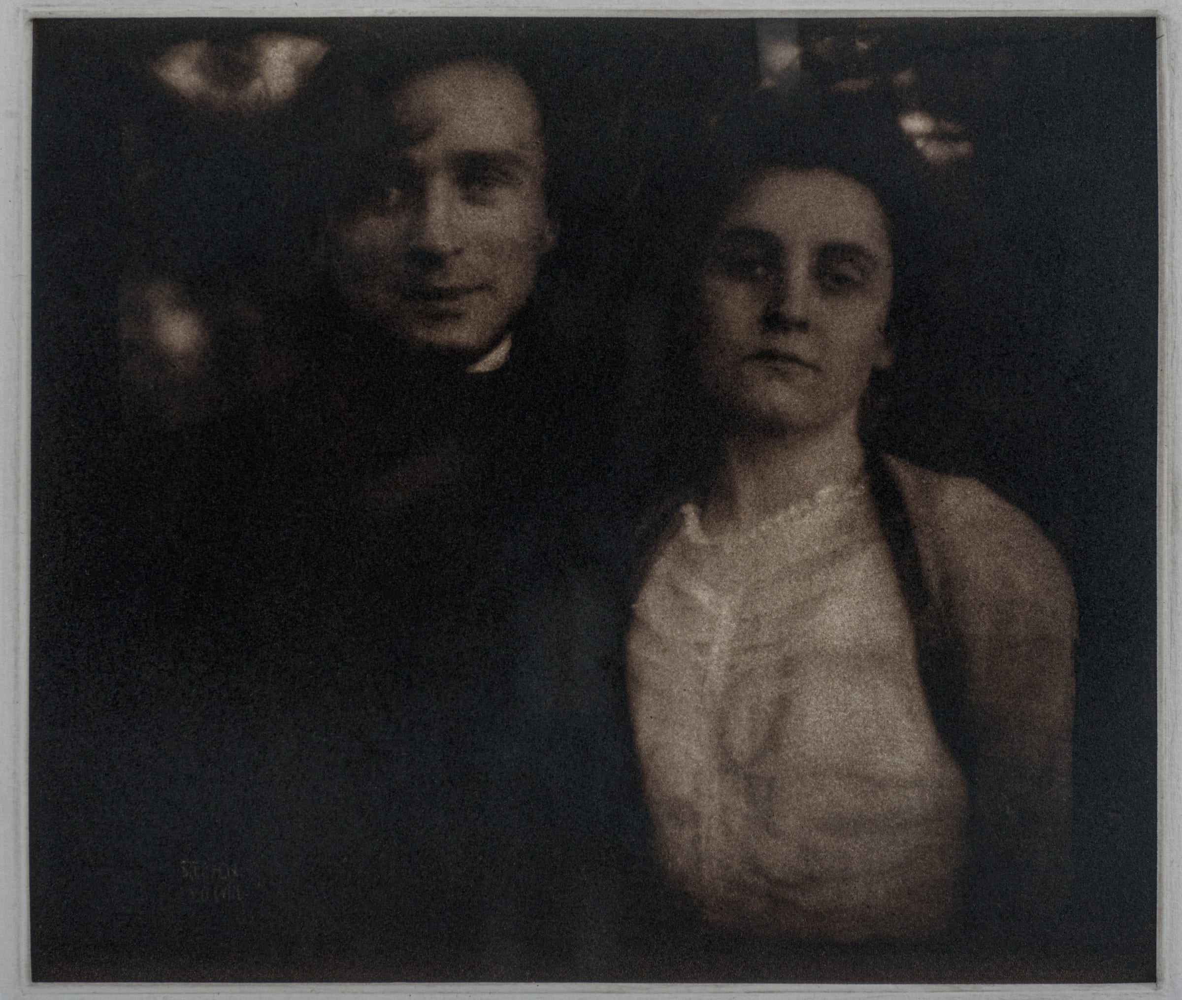 EDWARD STEICHEN , SELF-PORTRAIT WITH SISTER - MILWAUKEE, 1900 | Donald ...