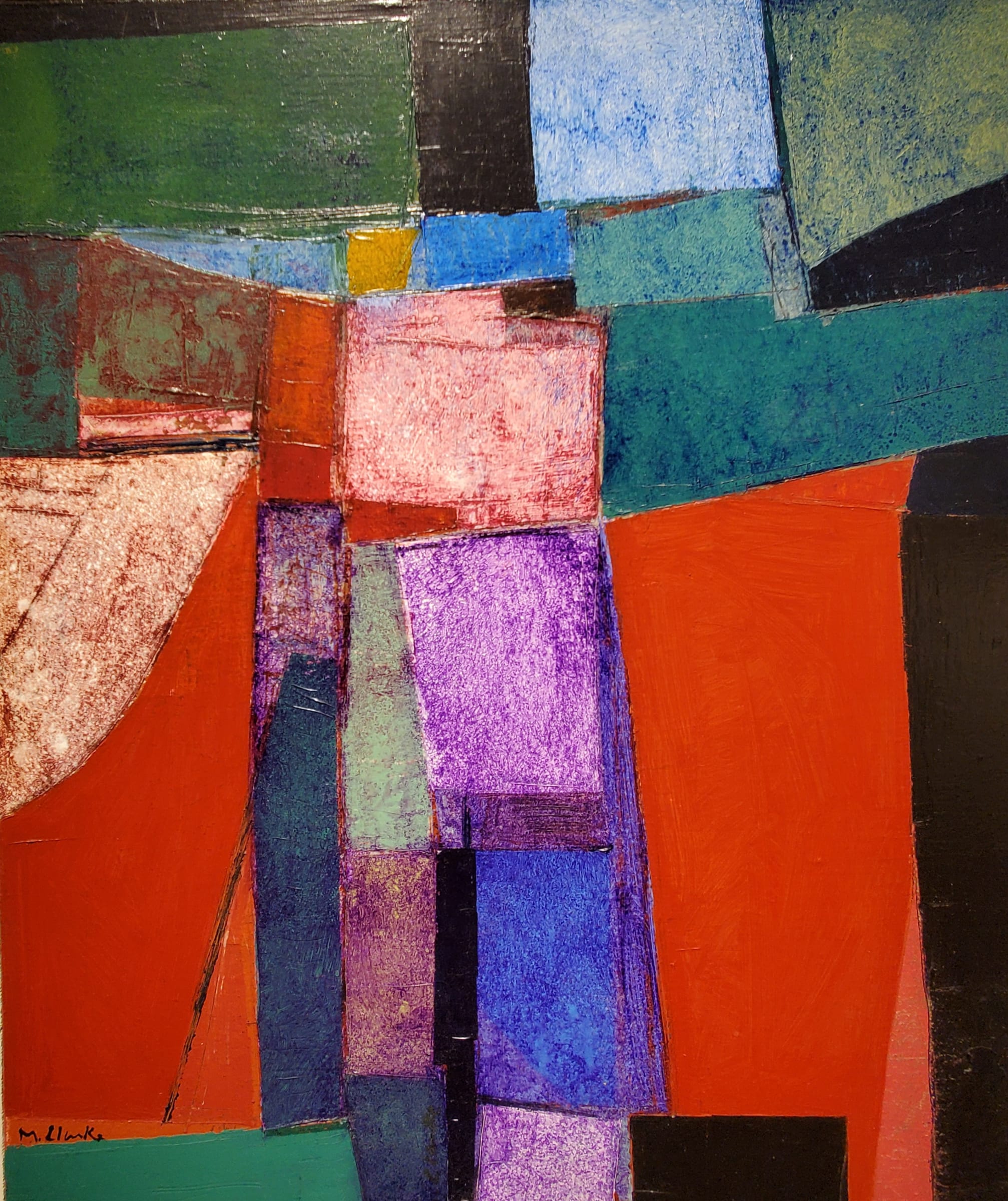 Mark Clarke (1935-2016), Flat Shapes #7, c.1980s | Karin Clarke Gallery