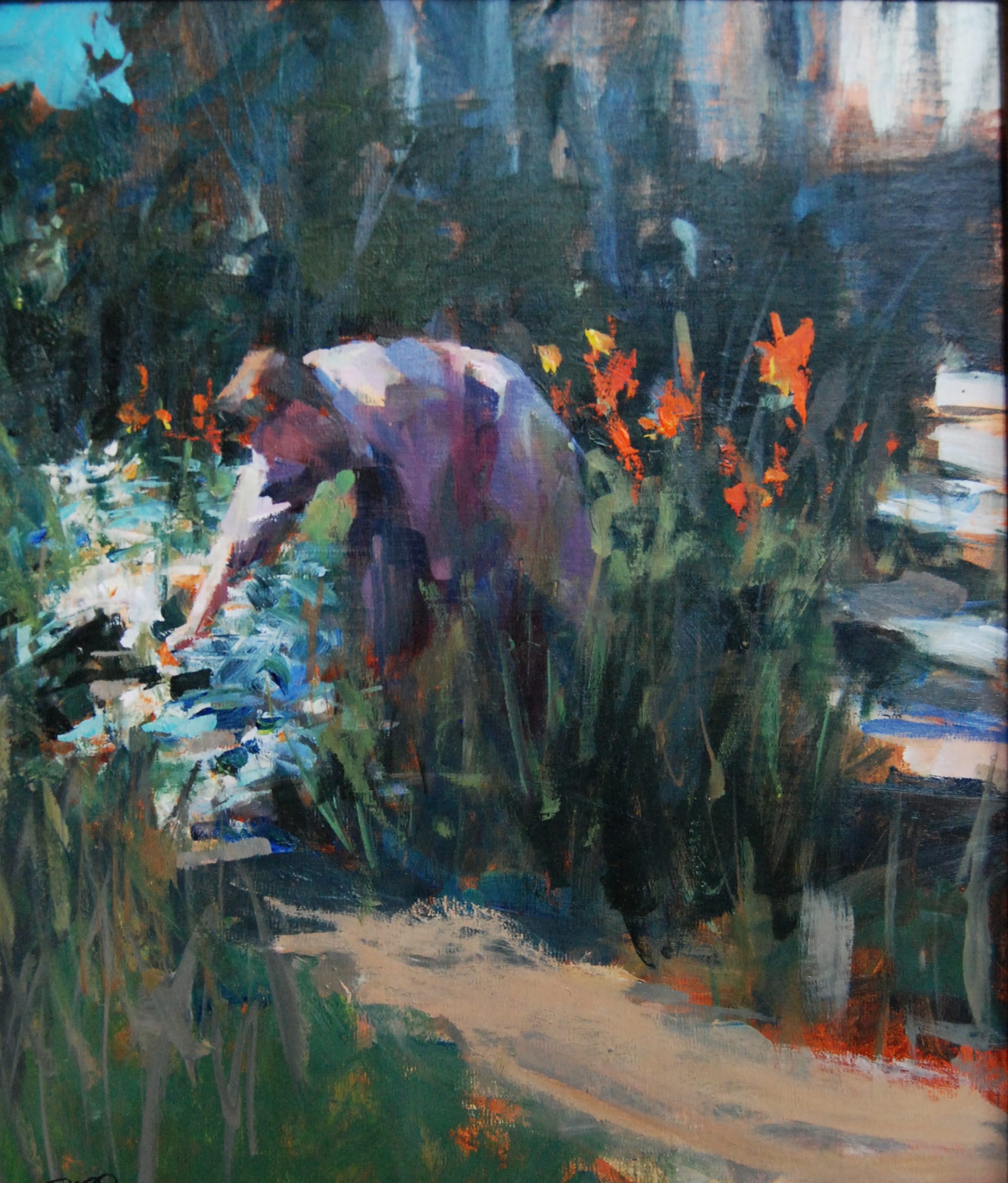 how to draw environment with oil pastels