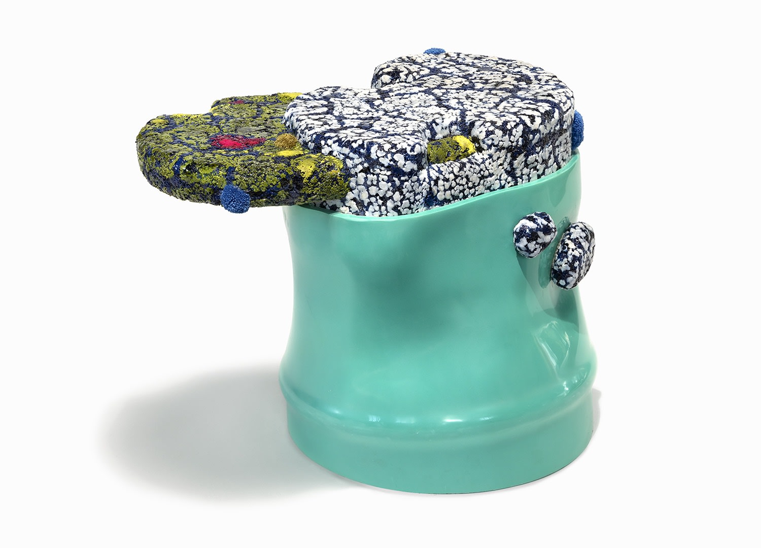 Jack Craig, PVC Molded Carpet Hybrid Table (Green), 2024 | David Klein ...