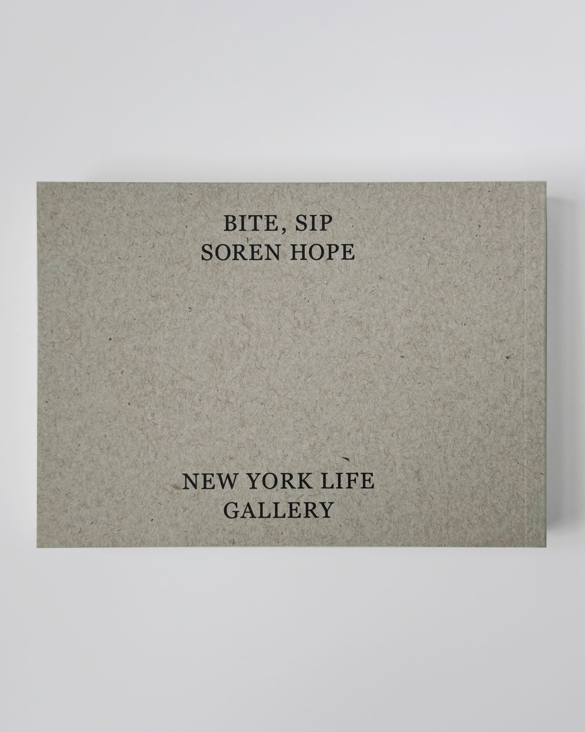 Publication: Soren Hope: Bite, Sip | New York Life Gallery