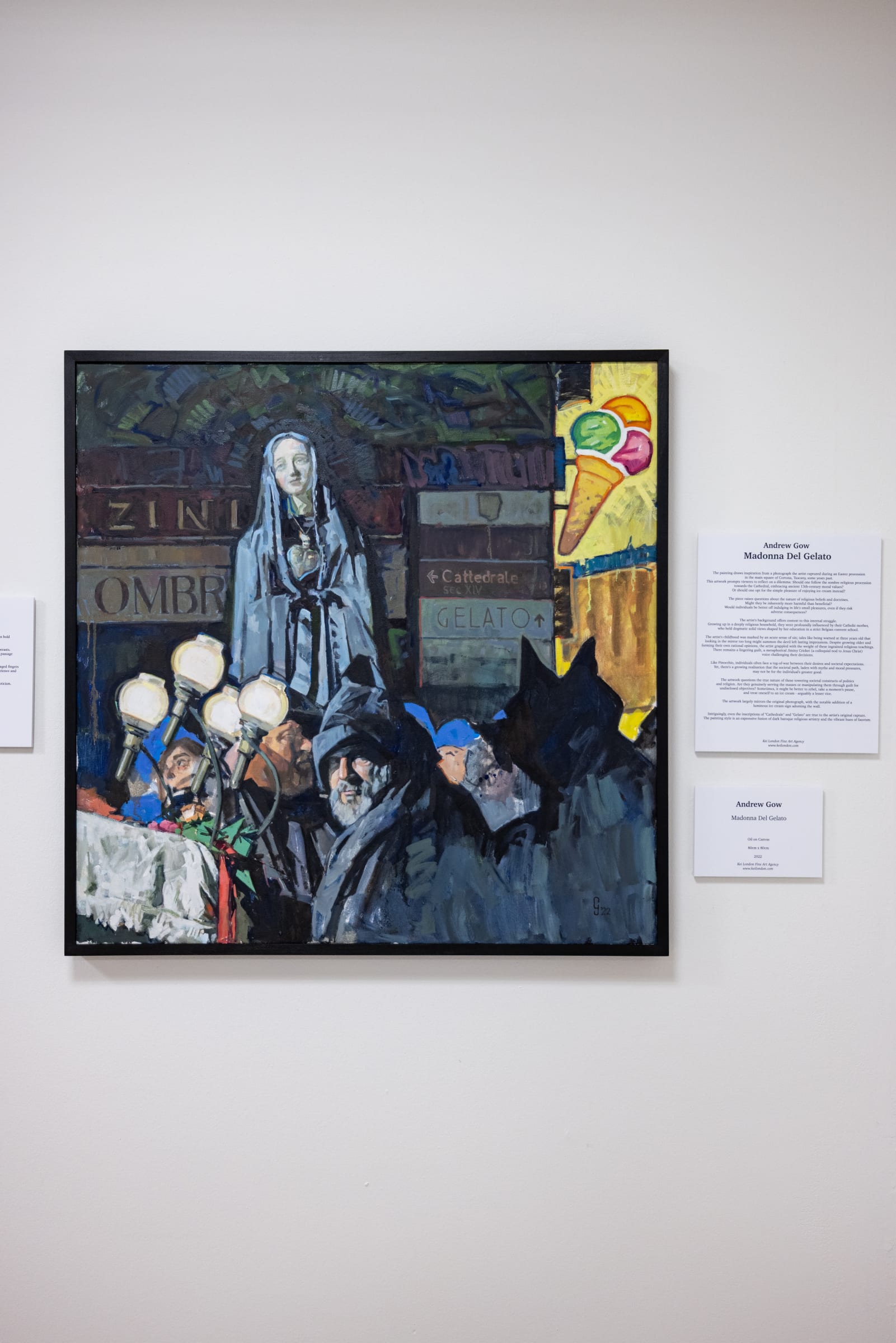 Andrew Gow, Madonna del Gelato, 2022 | Kei London Visual Art Agency