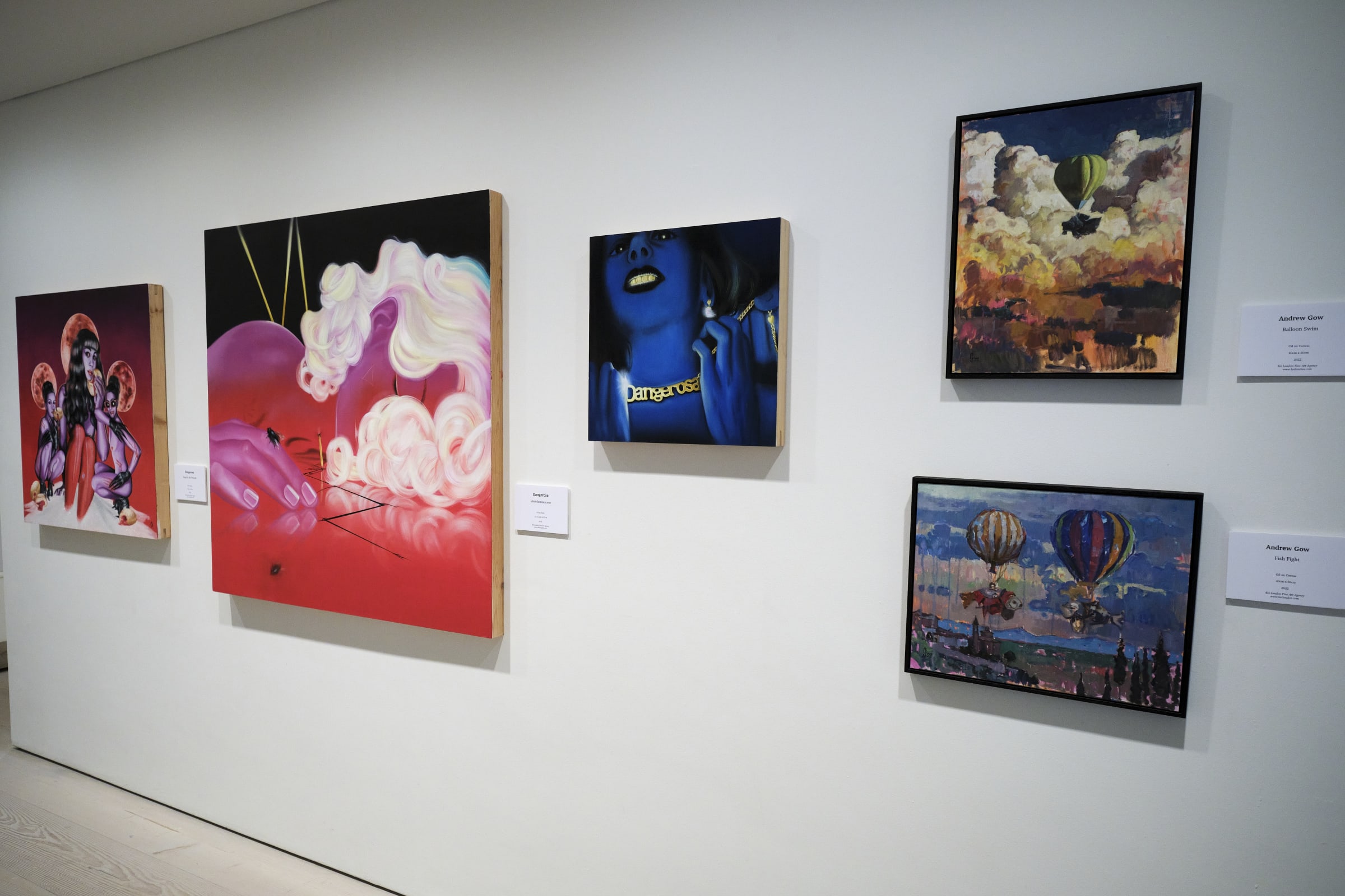 Andrew Gow, Mini Fish Fight , 2022 | Kei London Visual Art Agency