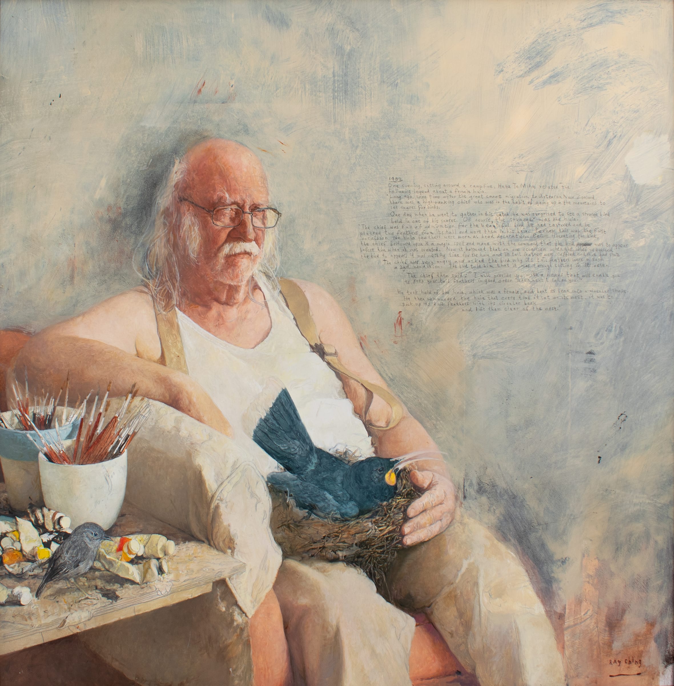 Ray Ching, The Huia Painter | ARTIS Gallery