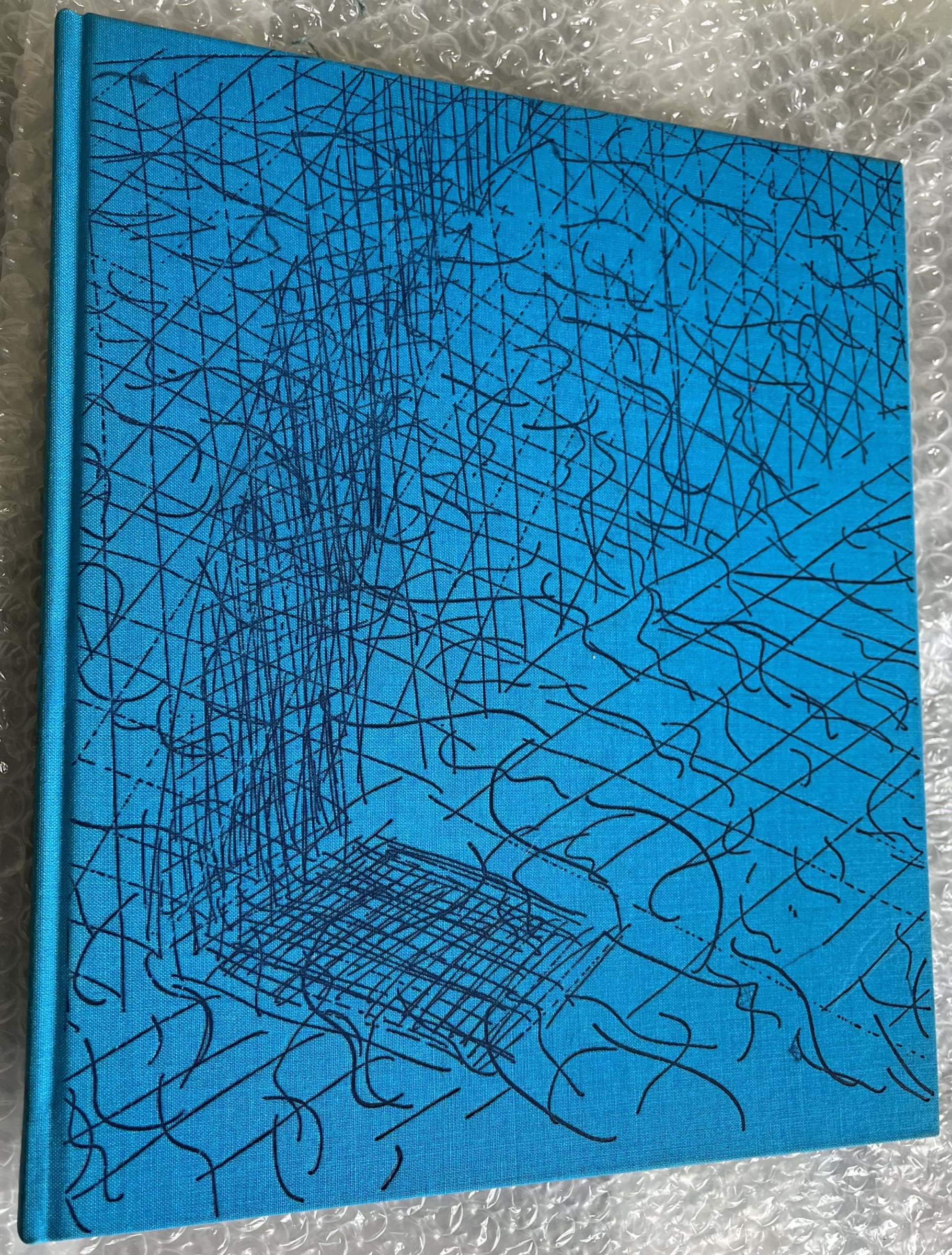 David Hockney Pool made with Paper and Blue Ink for book, 1980 | Pentimento