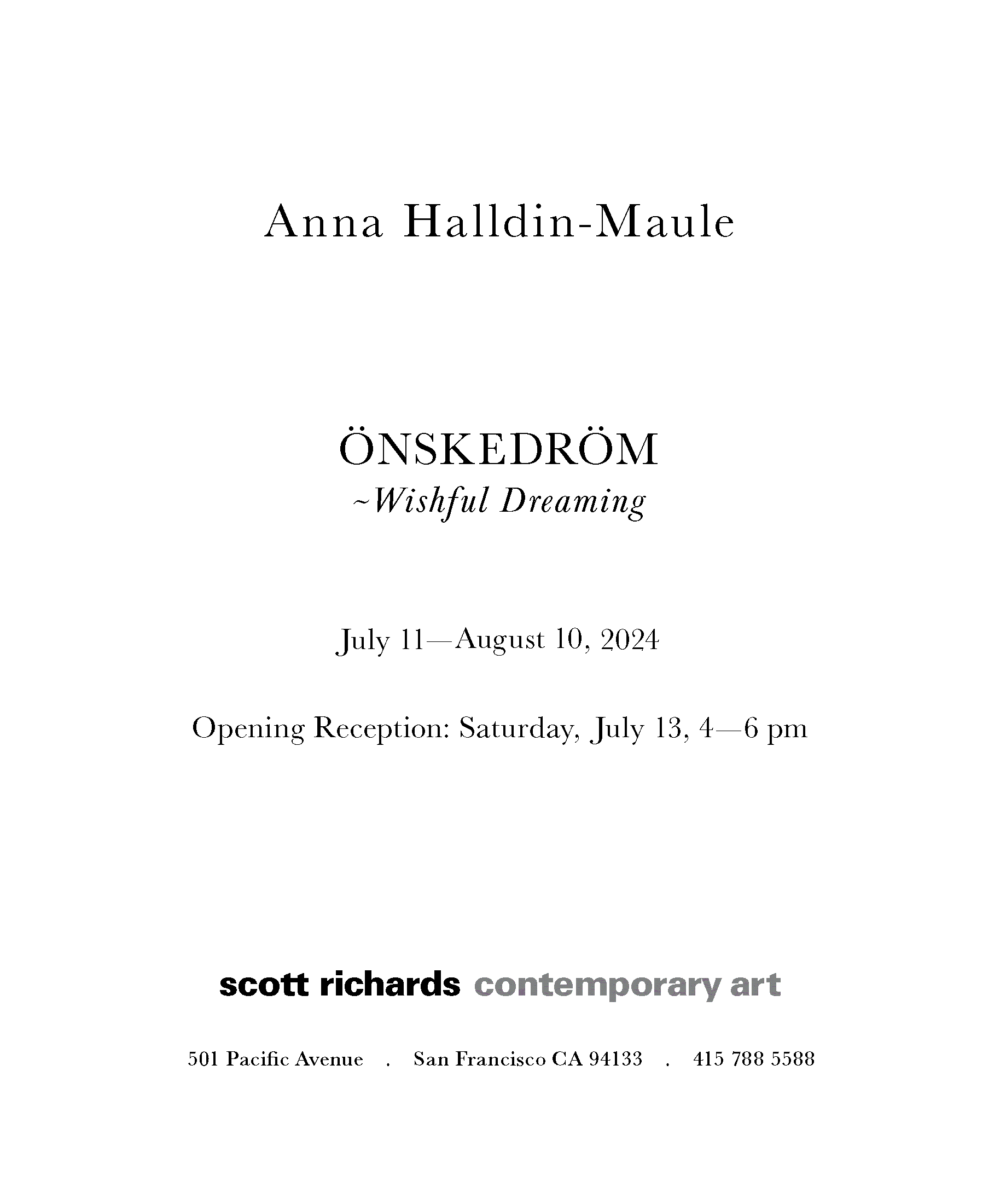 Publication: Anna Halldin Maule | ÖNSKEDRÖM (Wishful Dreaming ...