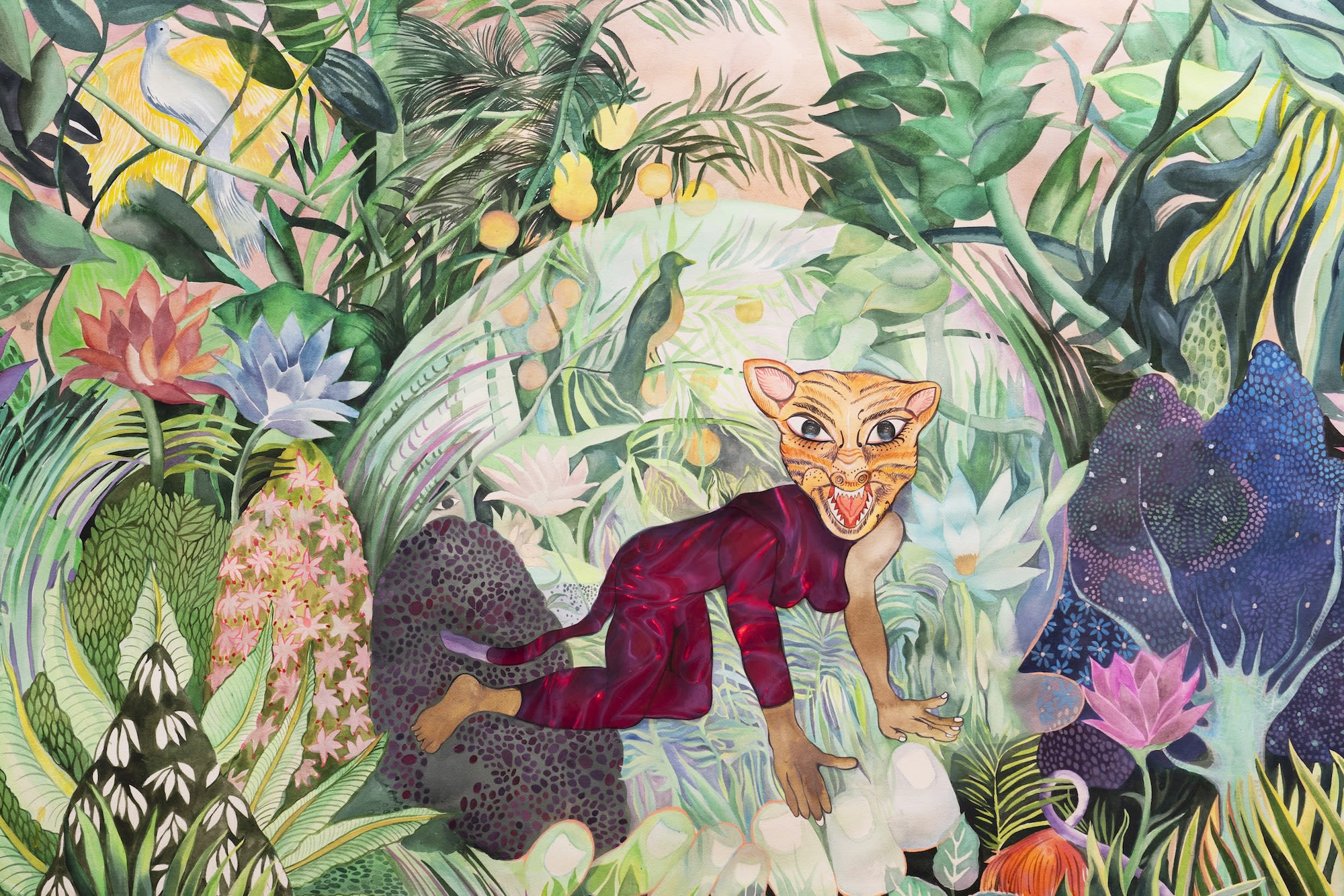 The Brooklyn Rail | Chitra Ganesh: Tiger in the Looking Glass | Gallery ...