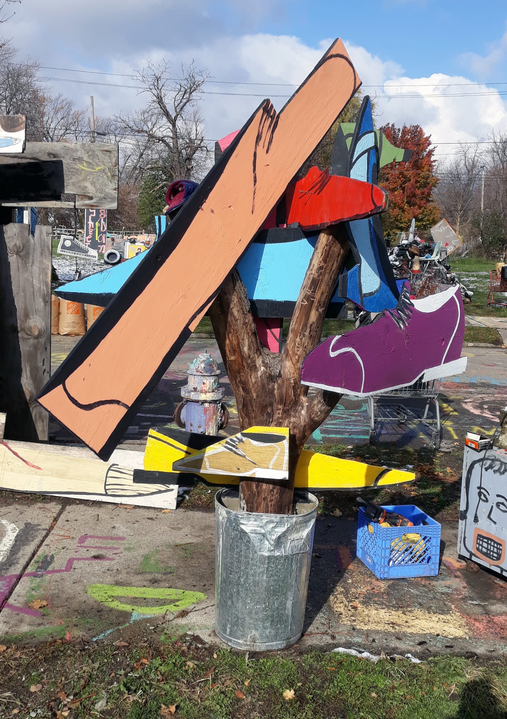 Soles of the Most High, 2017 | Tyree Guyton