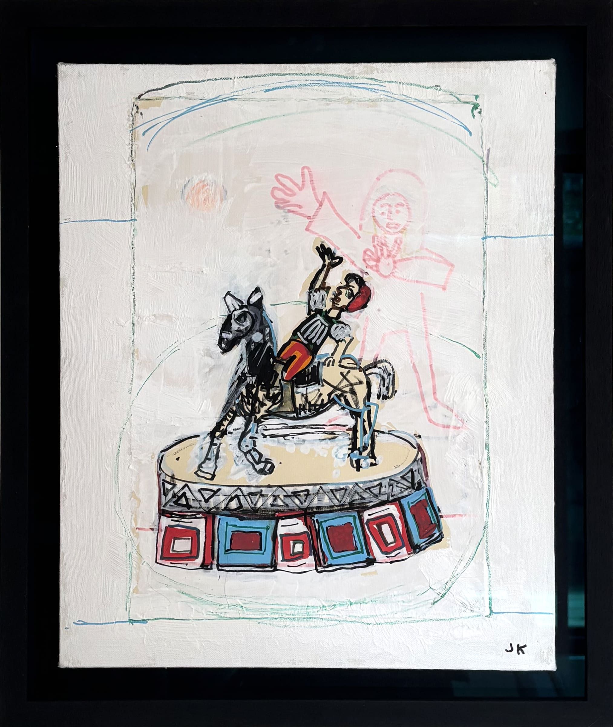 John Kiki, Circus Horse and Rider, 2024 | Contemporary and Country