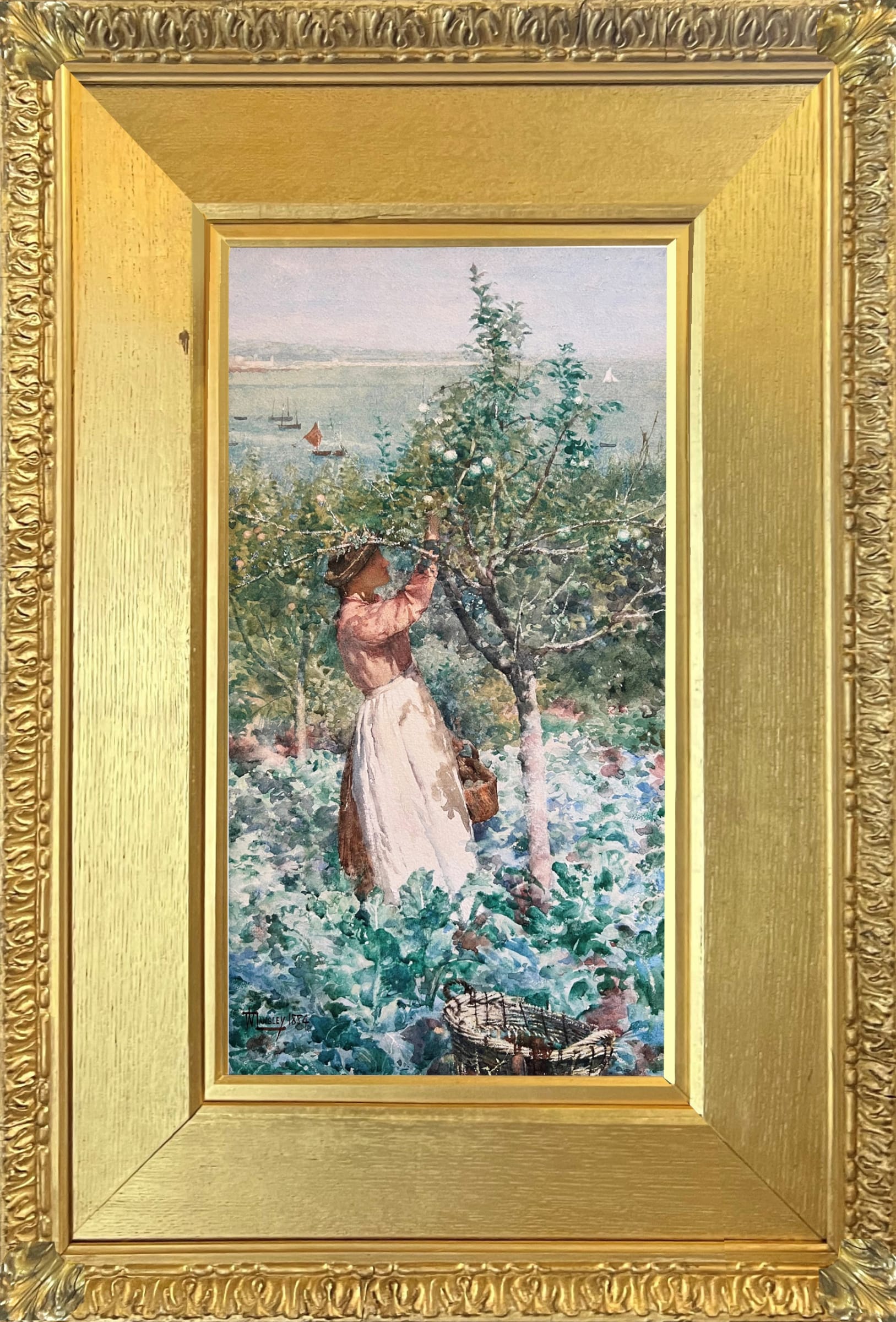 Walter Langley, In the Orchard, 1884 | Cornish Masters