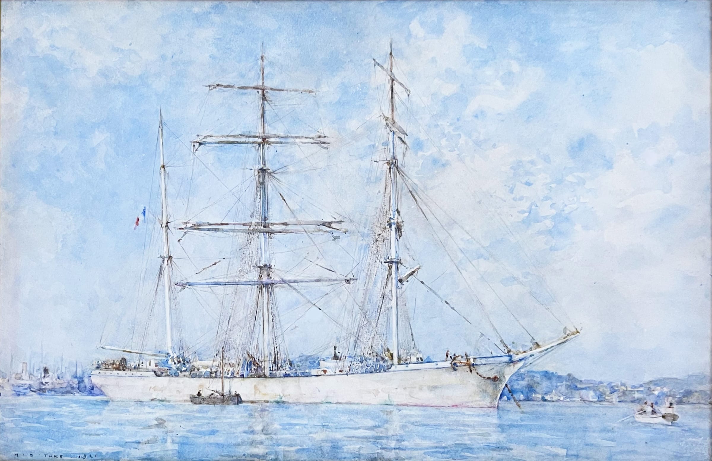 Henry Scott Tuke, French Barque Henry Scott Tuke, French Barque