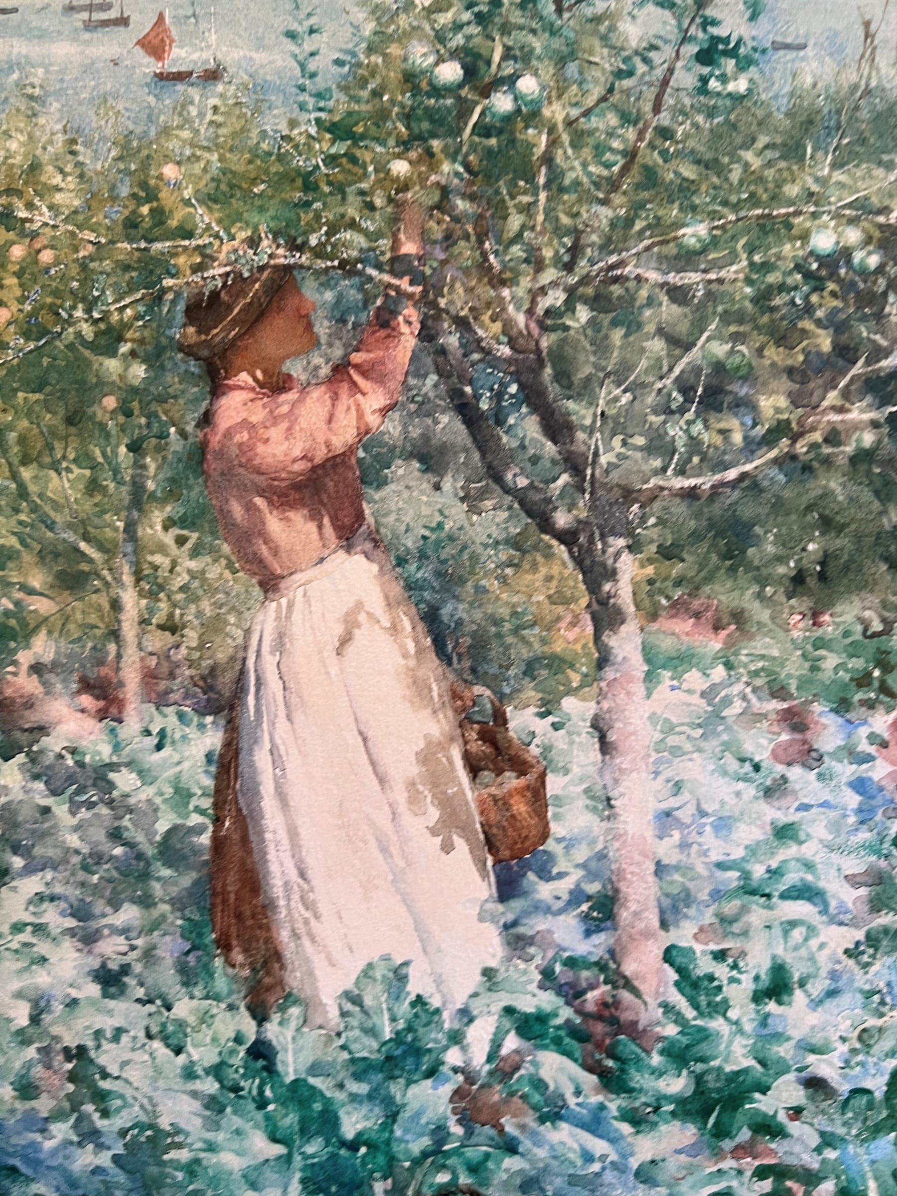 Walter Langley, In the Orchard, 1884 | Cornish Masters