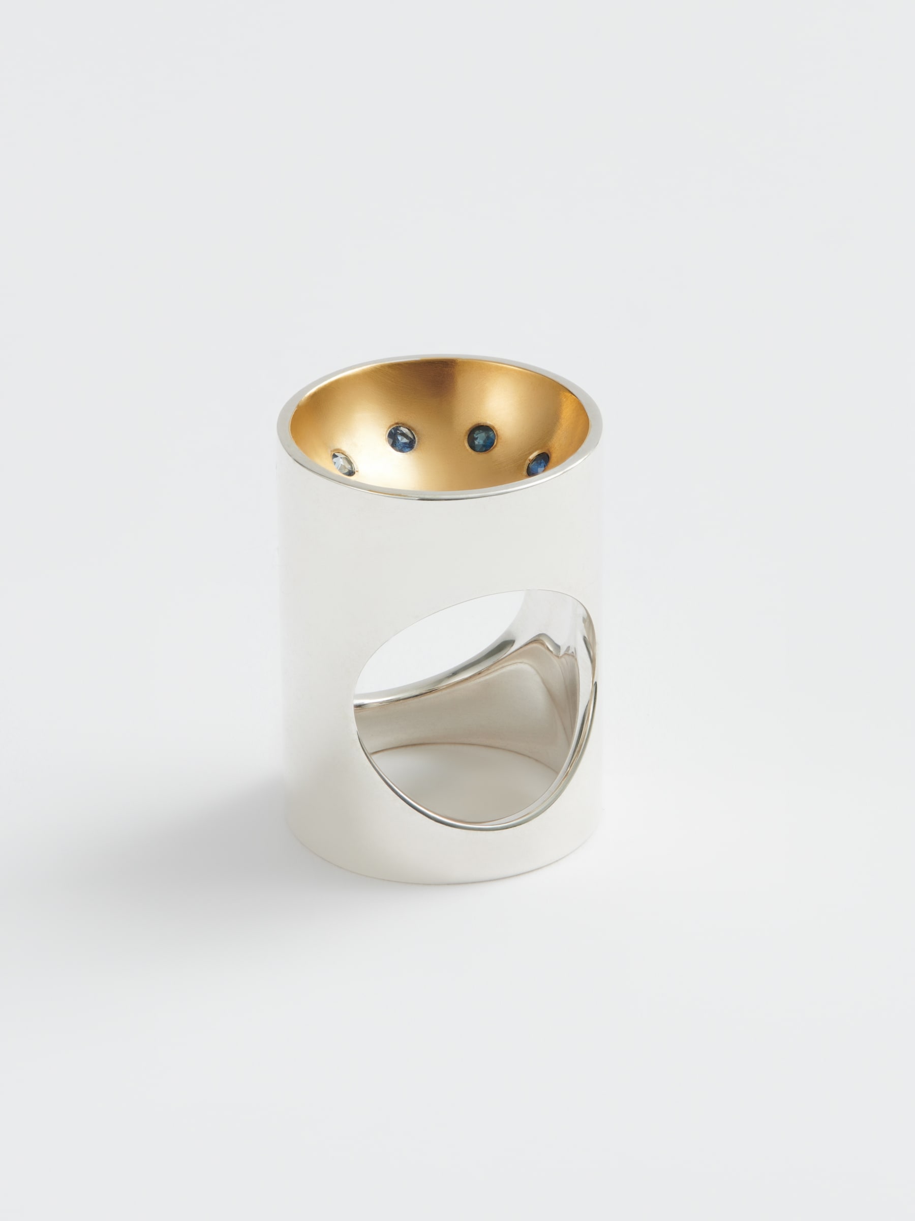 Kathryn Kelly, Pantheon Hemisphere 2 Way Ring | Dina Wind Art Foundation