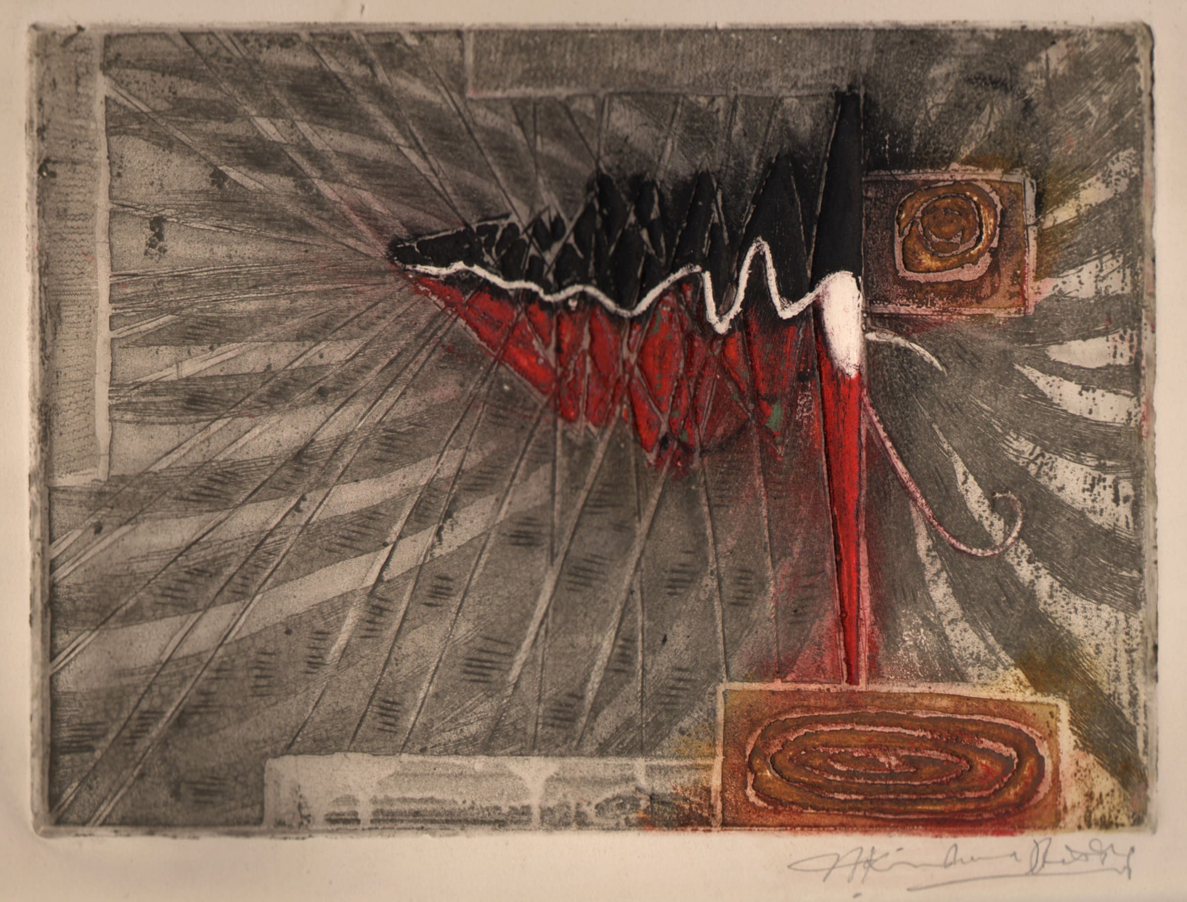 Krishna Reddy, Fish, c. 1952 | Dolan Maxwell