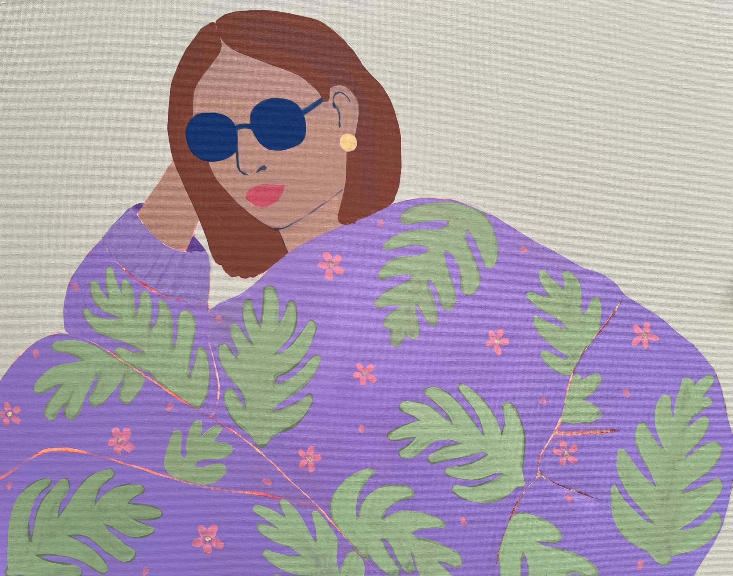 Susie Stone, Palm Print, 2024 | Eames Fine Art