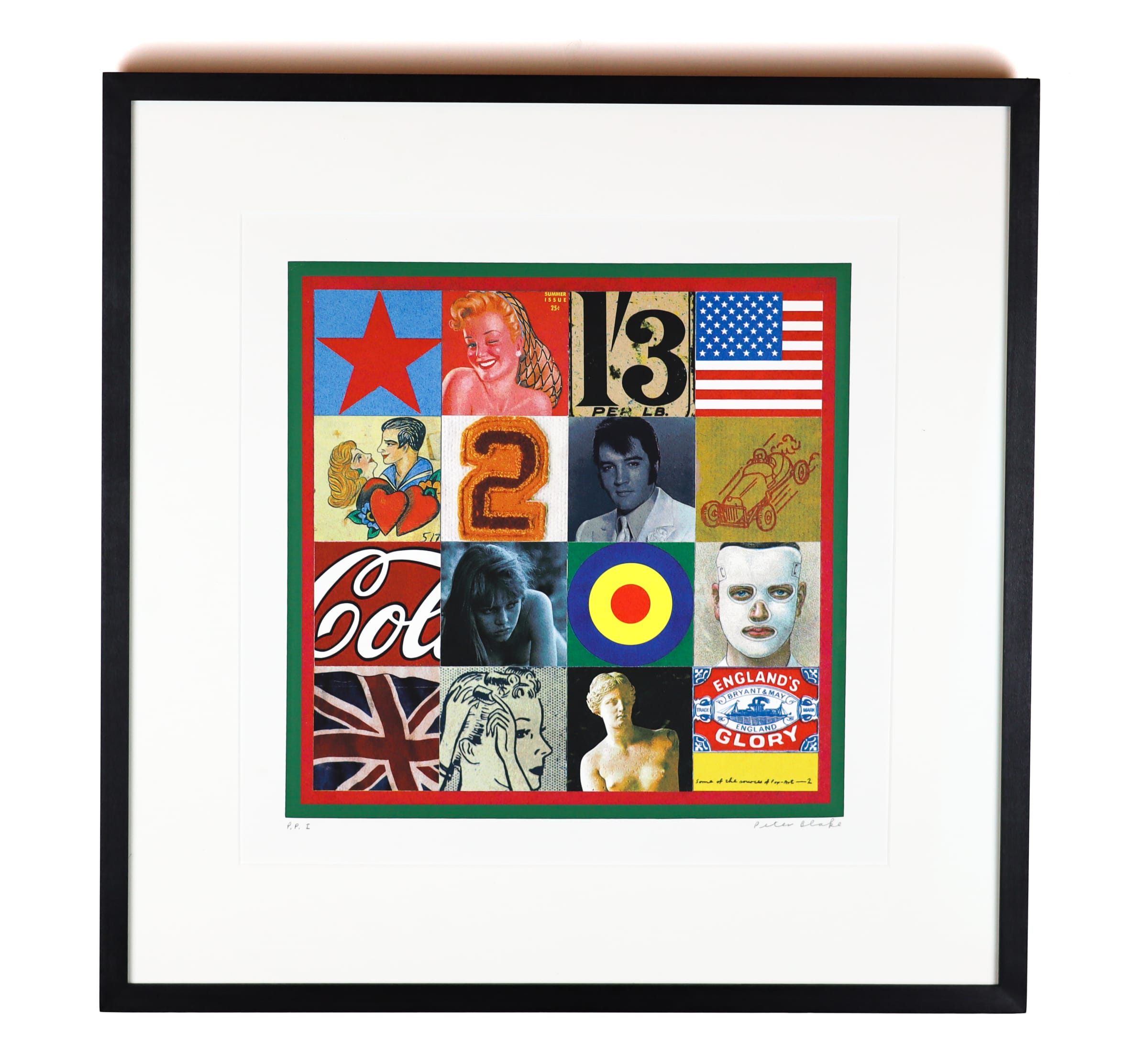 Peter Blake, Some of the Sources of Pop Art II, 1999 | Eames Fine Art