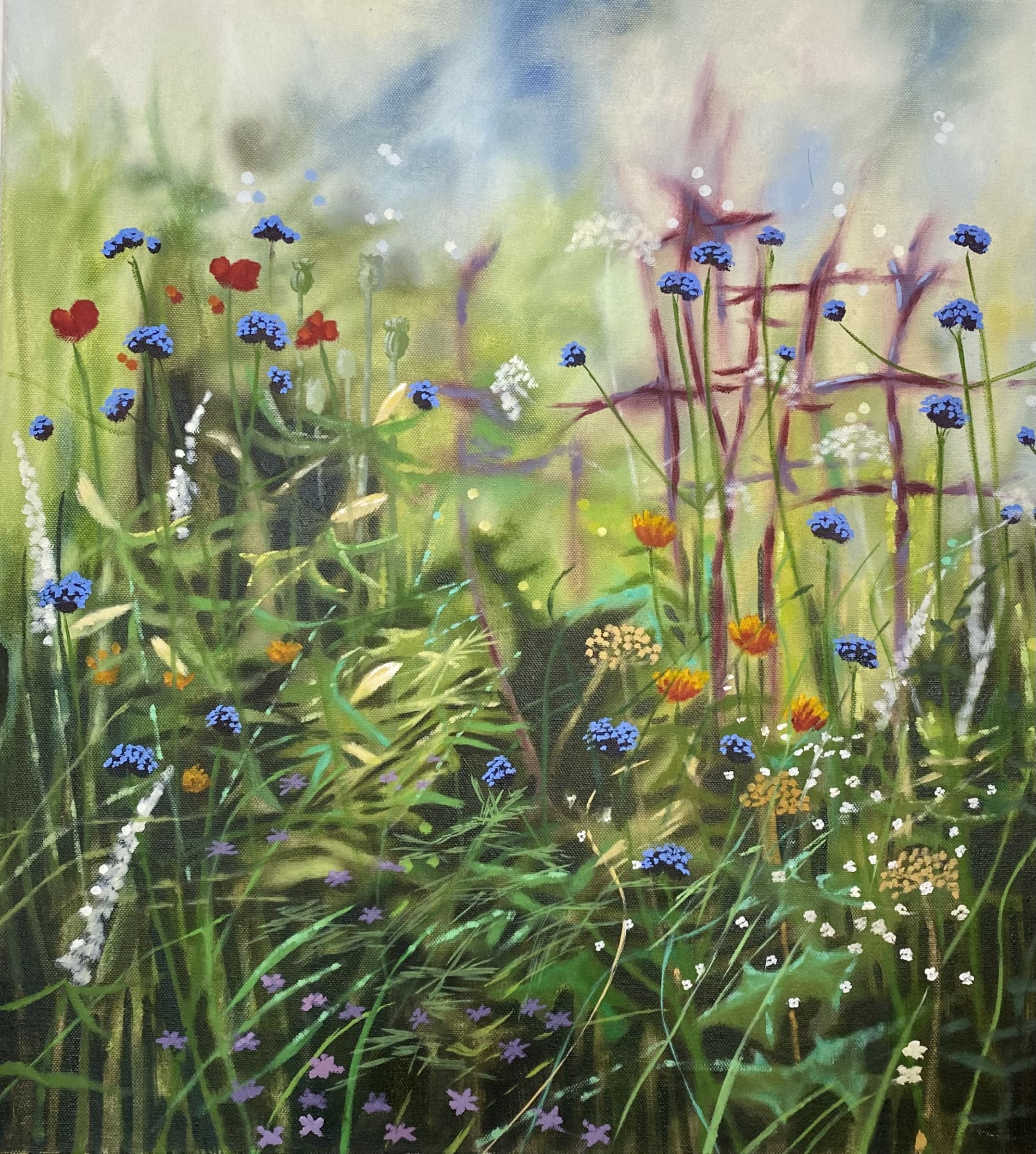 Dylan Lloyd, Devon kitchen border, 2024 | The Lion Street Gallery