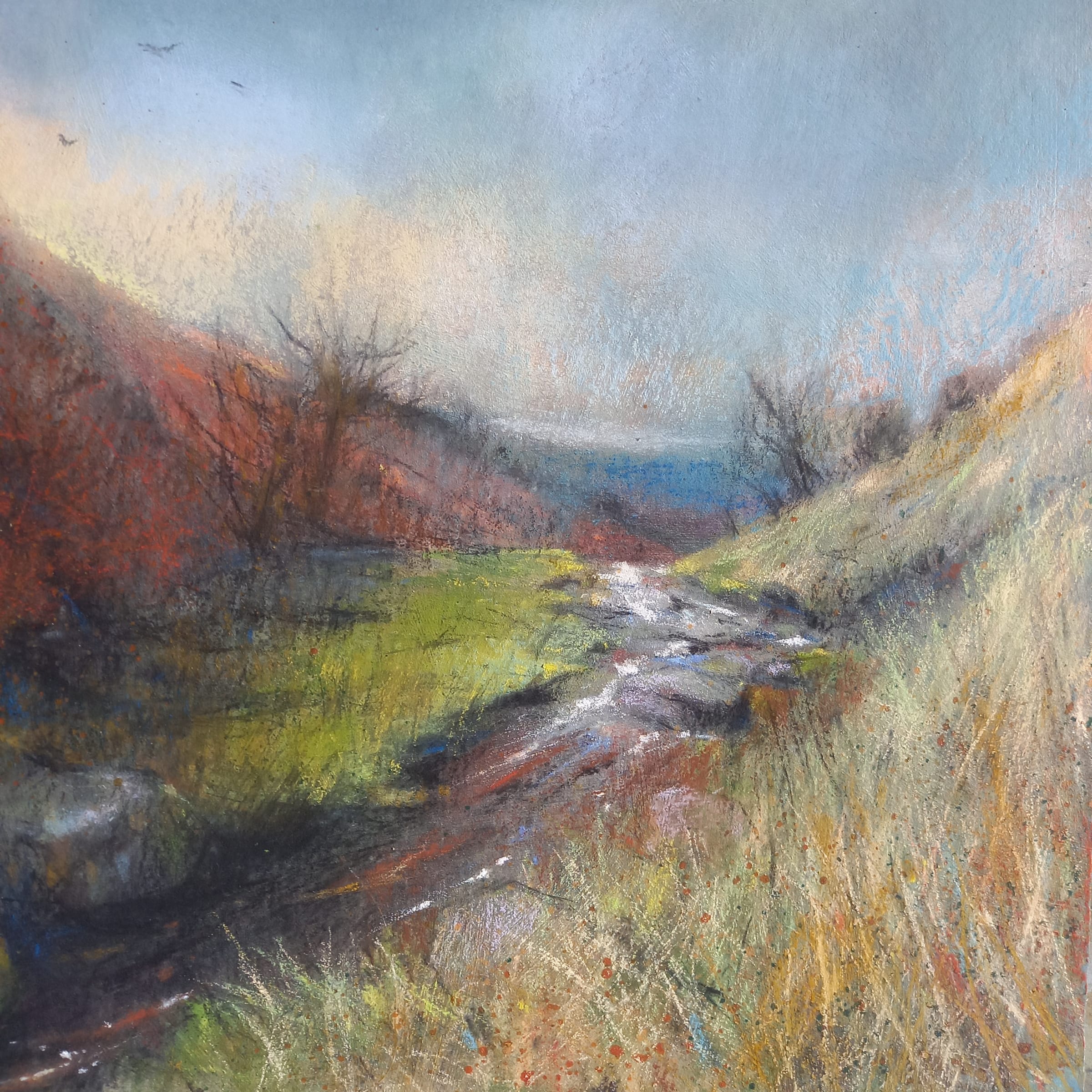 Katrina Wallis King, Brecon Stream, 2024 | The Lion Street Gallery