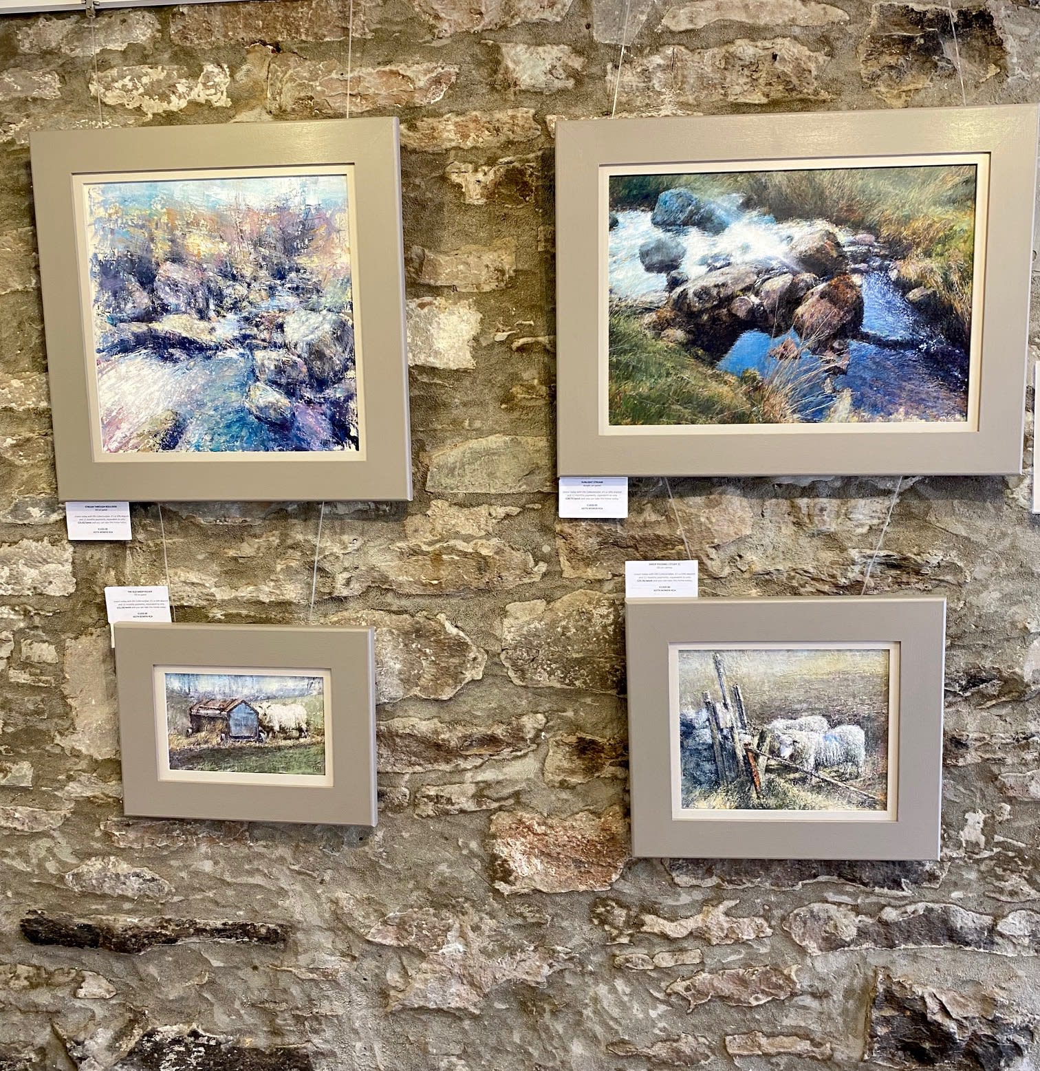 Keith Bowen, Sheep Feeding ( Study 2 ) , 2021 | The Lion Street Gallery