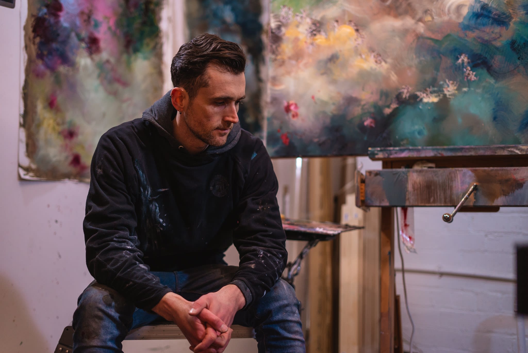 Studio Process | Chris Rivers | Pontone Gallery