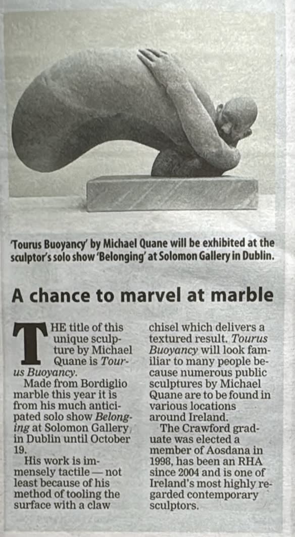 A Chance to marvel at marble | Solomon Fine Art