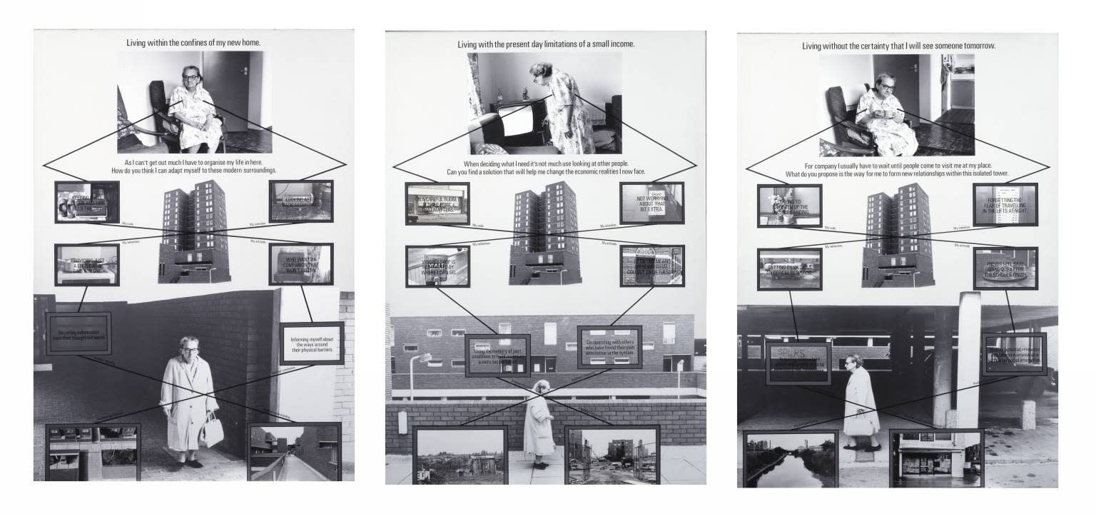 Work by Stephen Willats on display at Tate Britain | Victoria Miro