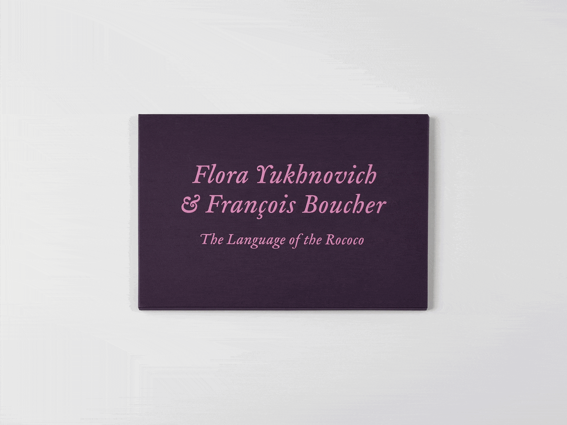 Publication: Flora Yukhnovich and François Boucher: The Language of the ...