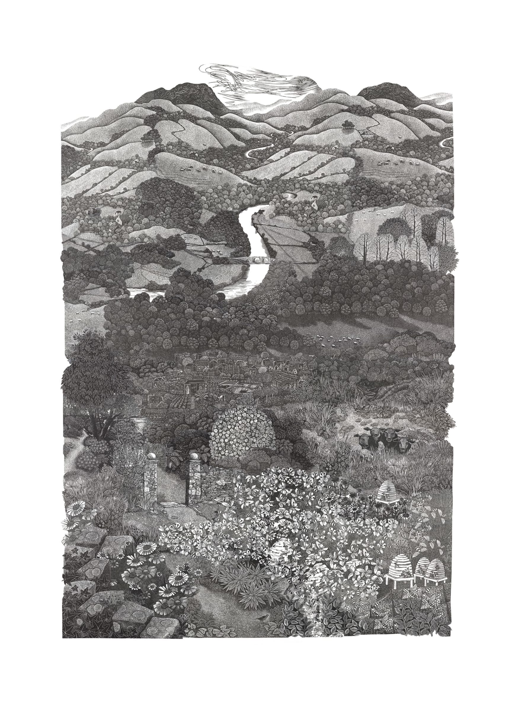 Hilary Paynter MBE PPRE Hon. RWS, Bee-loud Glade, 2023 | Hilary Paynter ...