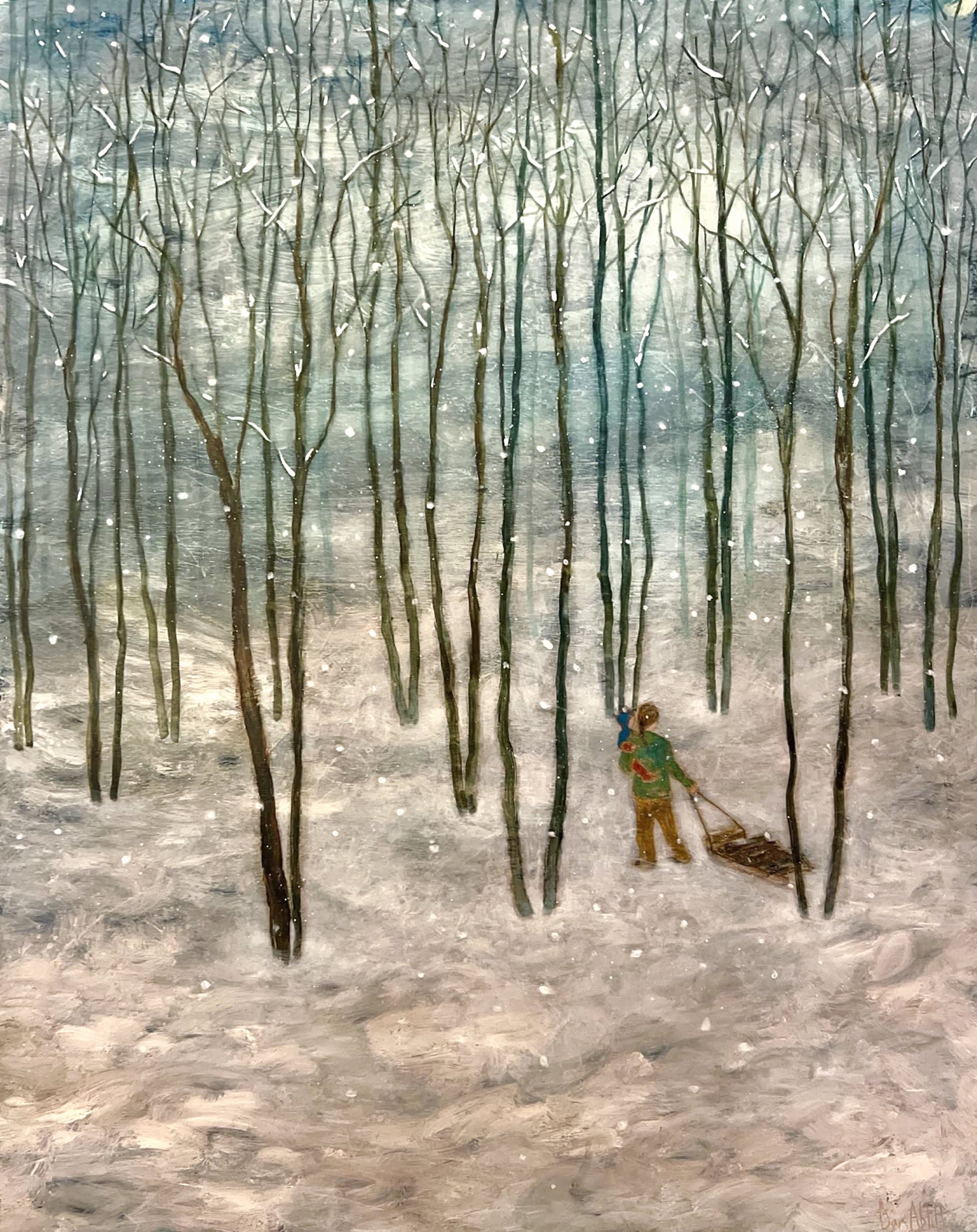 Daniel Ablitt, Through The Snowy Woods, 2024 | Sarah Wiseman Gallery