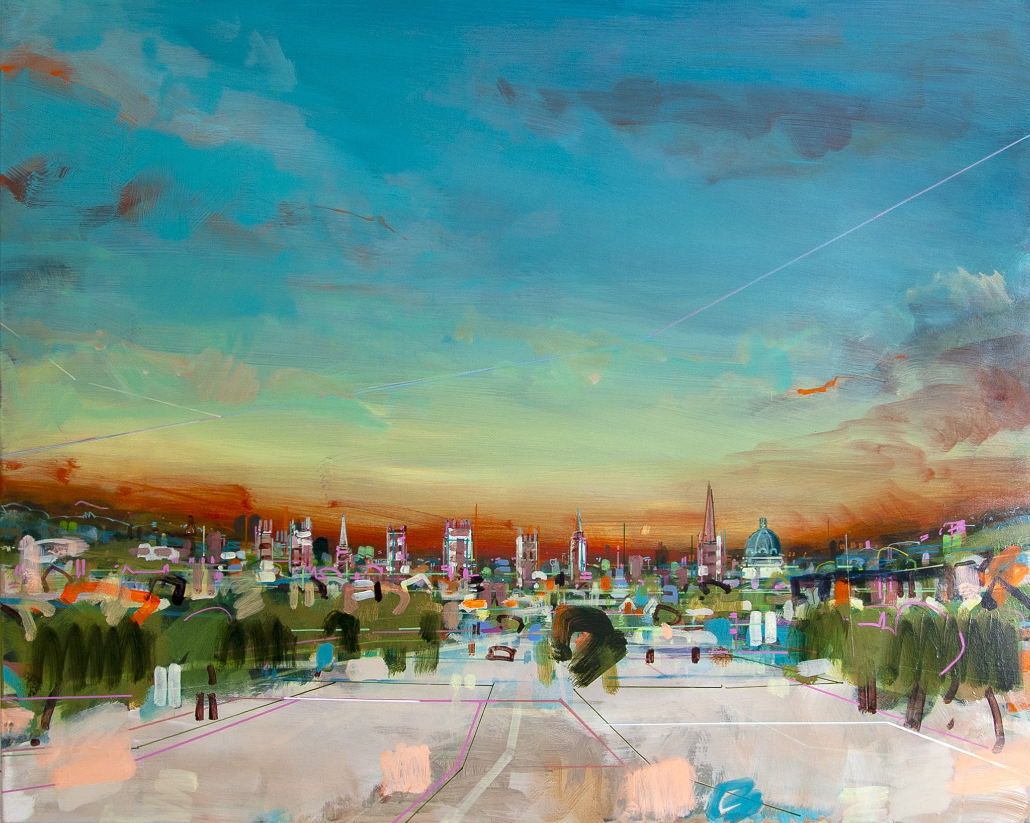 Christopher Farrell, South Park, Oxford II, 2025 | Sarah Wiseman Gallery