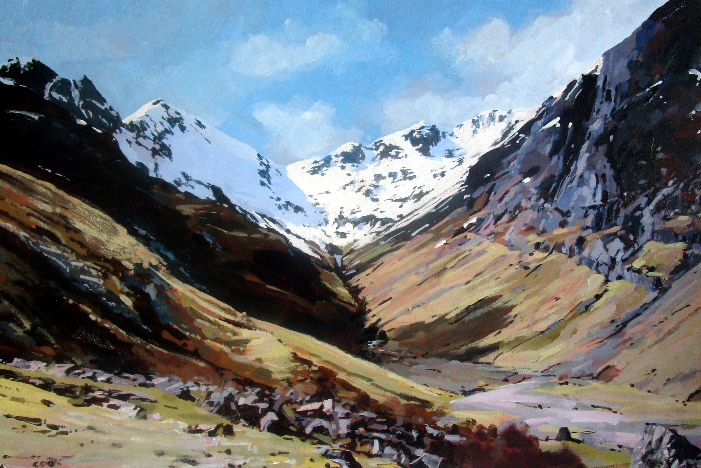 Colin Cook, Lost Valley (Coire Gabhail), Glen Coe | Aubergine Art