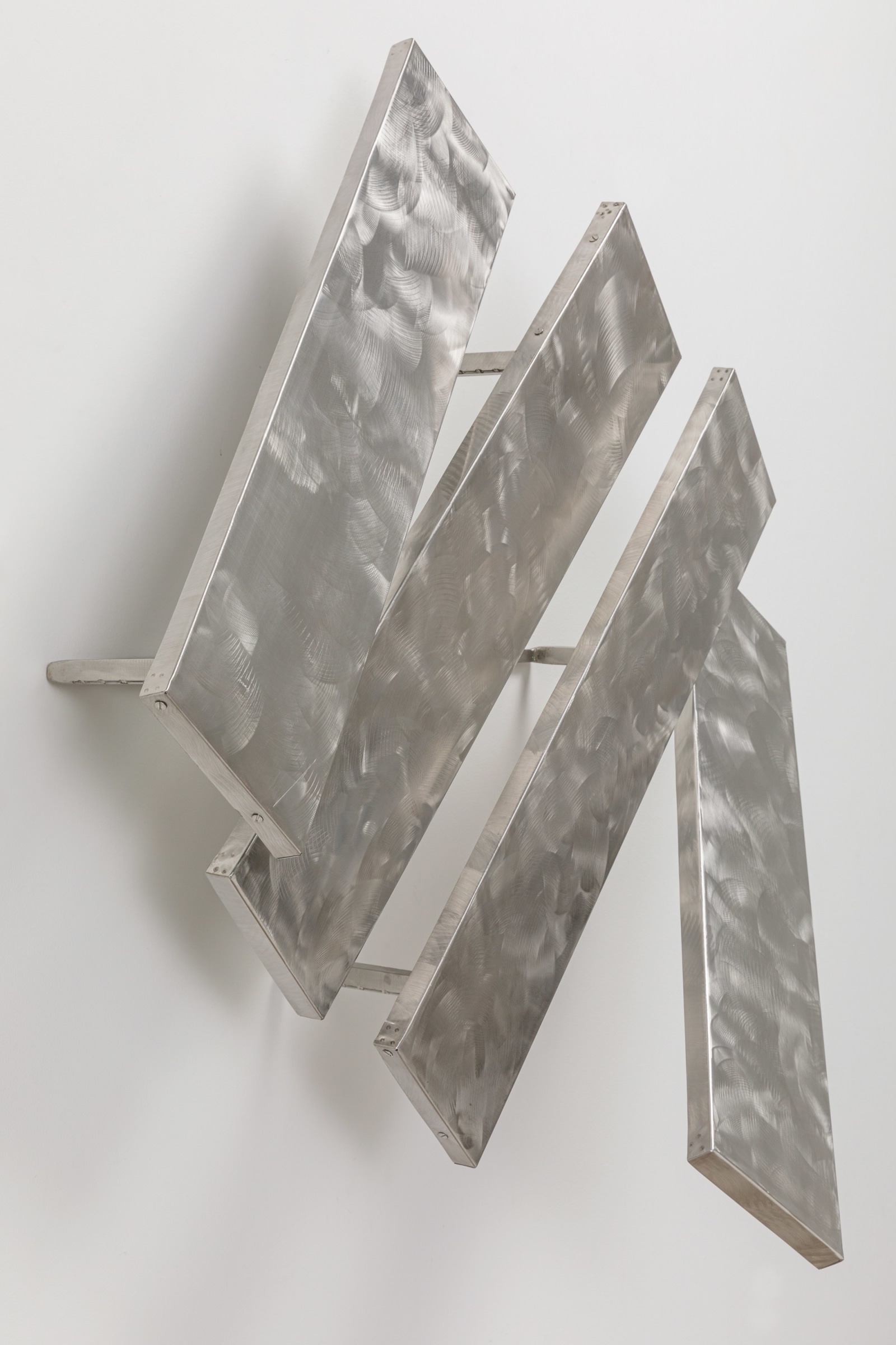 George Rickey, Four Rectangles Oblique Wall, 1972-1973 | Kasmin Gallery