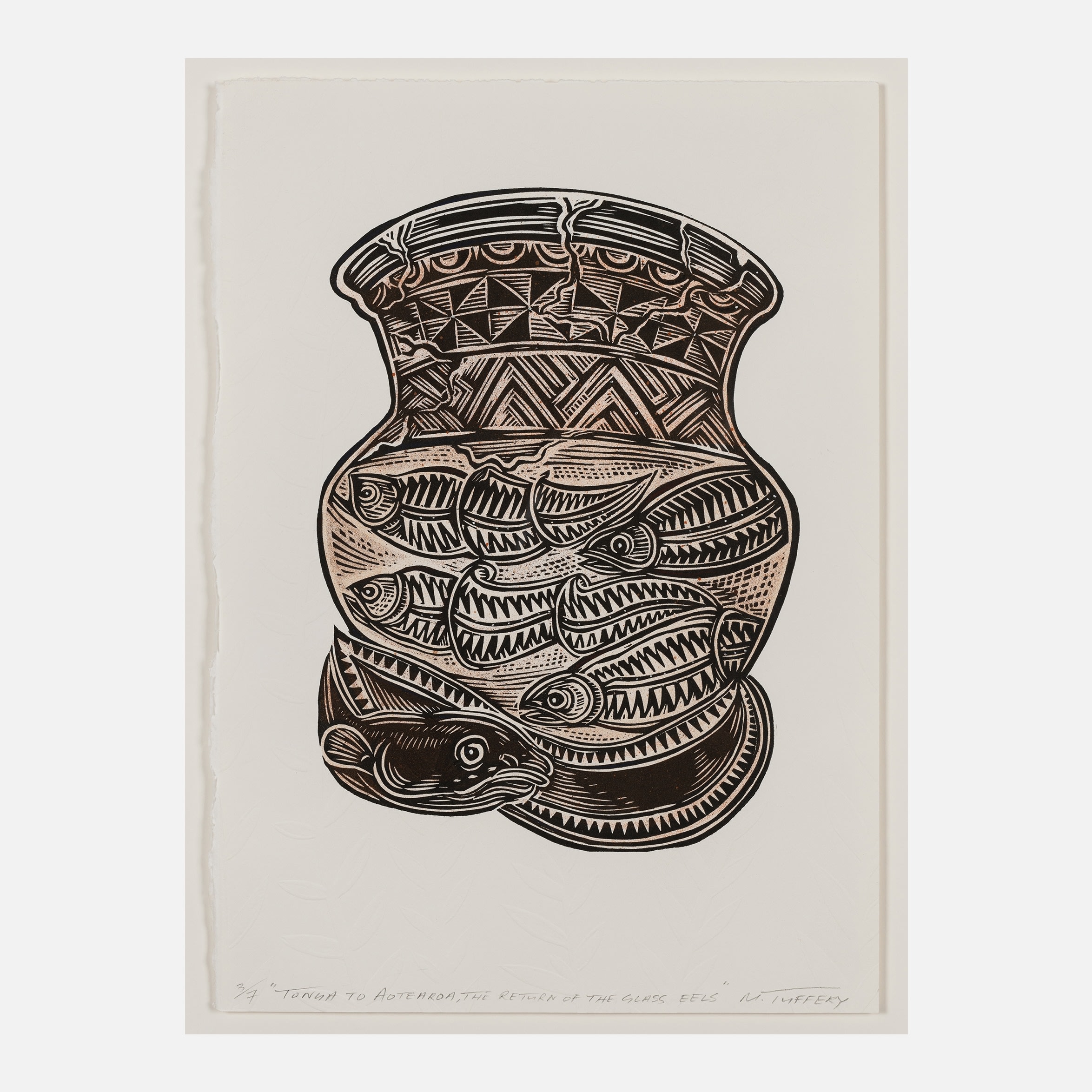 Michel Tuffery, Tonga to Aotearoa, the return of the Glass Eels, 2024 ...