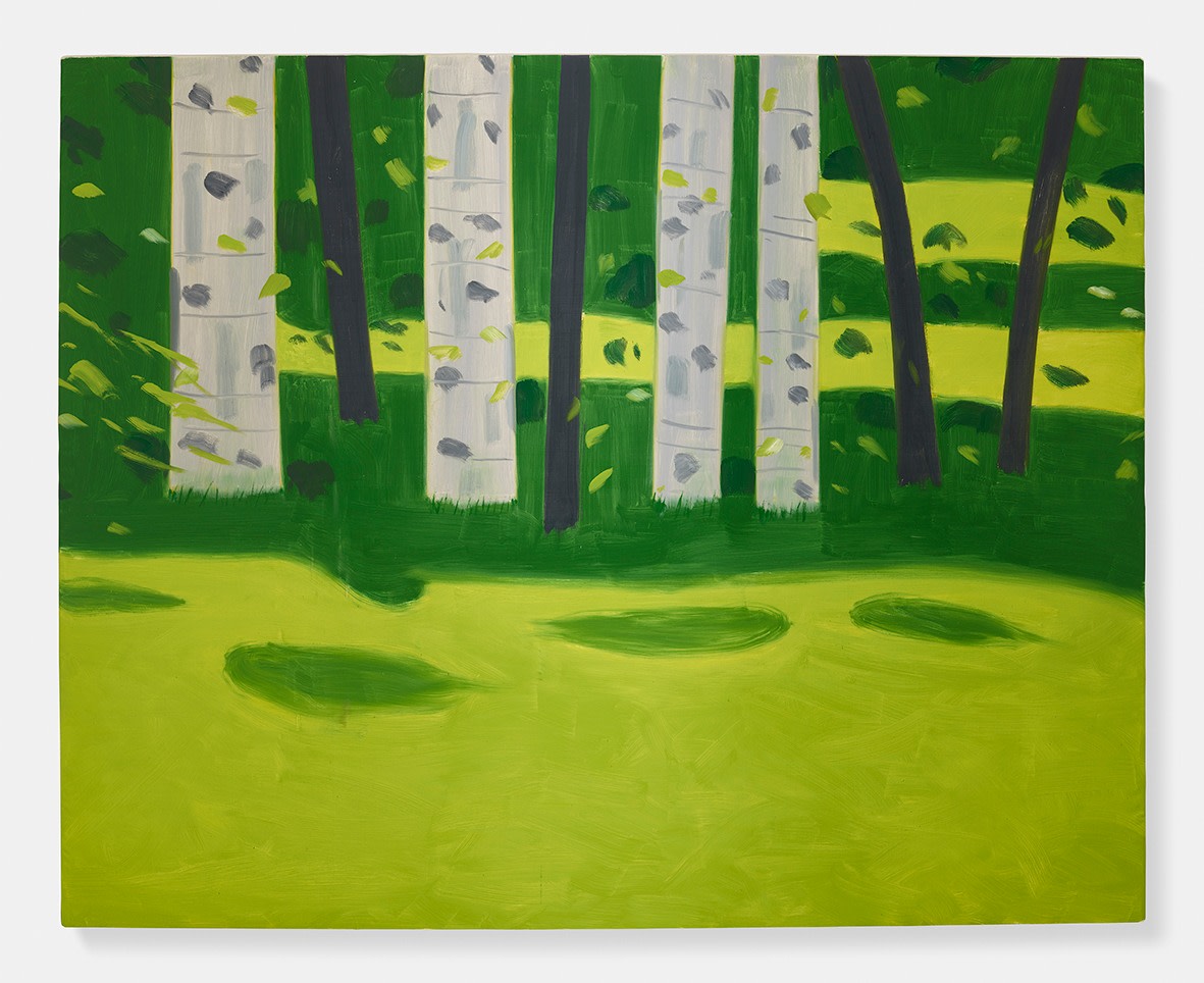 Alex Katz, Four Poplars, 2019 | Timothy Taylor