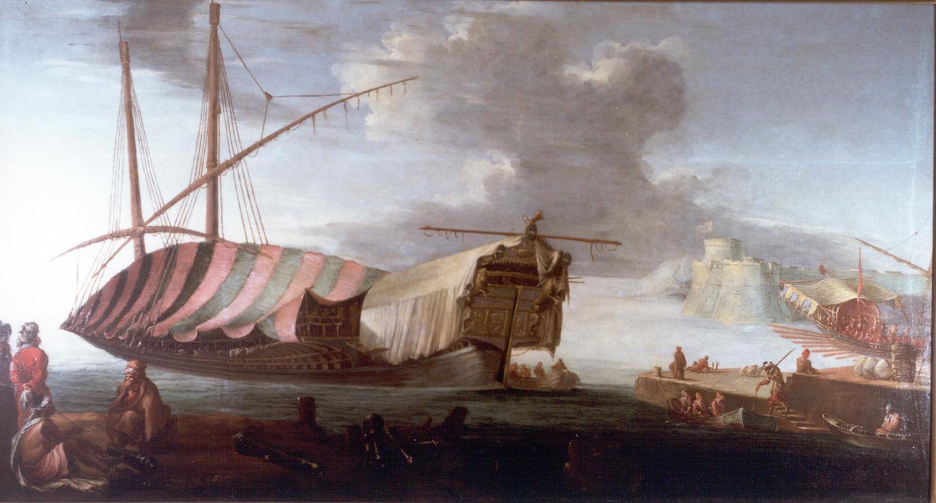 Unknown, Marina con grande vascello | UniCredit Art Collection