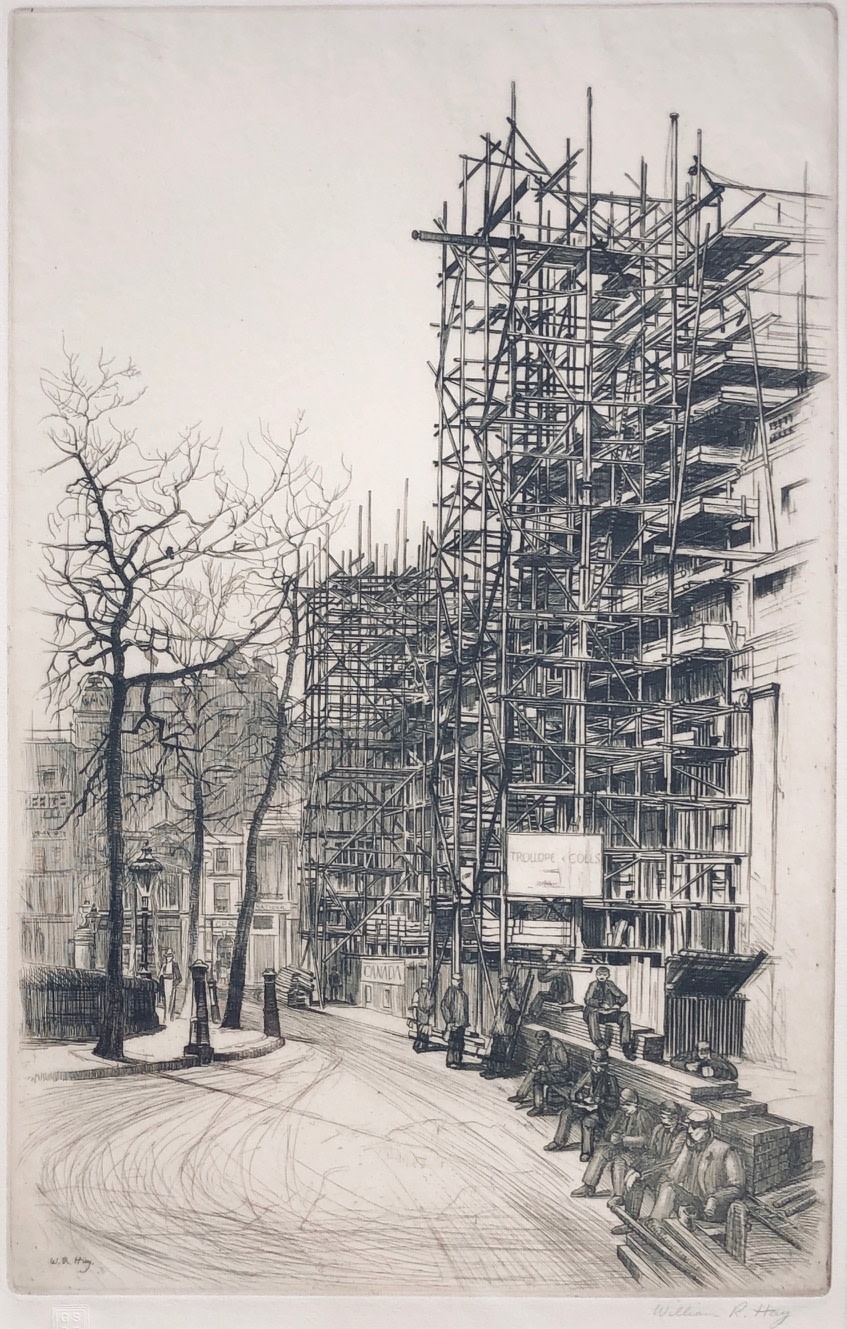 William R. Hay, Reconstruction of Trafalgar Square, 1926 | PRINTMAKING ...