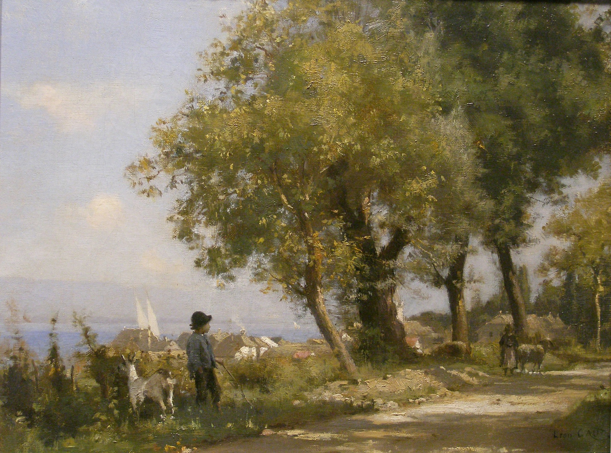 Leon Gaud, The Goatherd | Julian Simon Fine Art