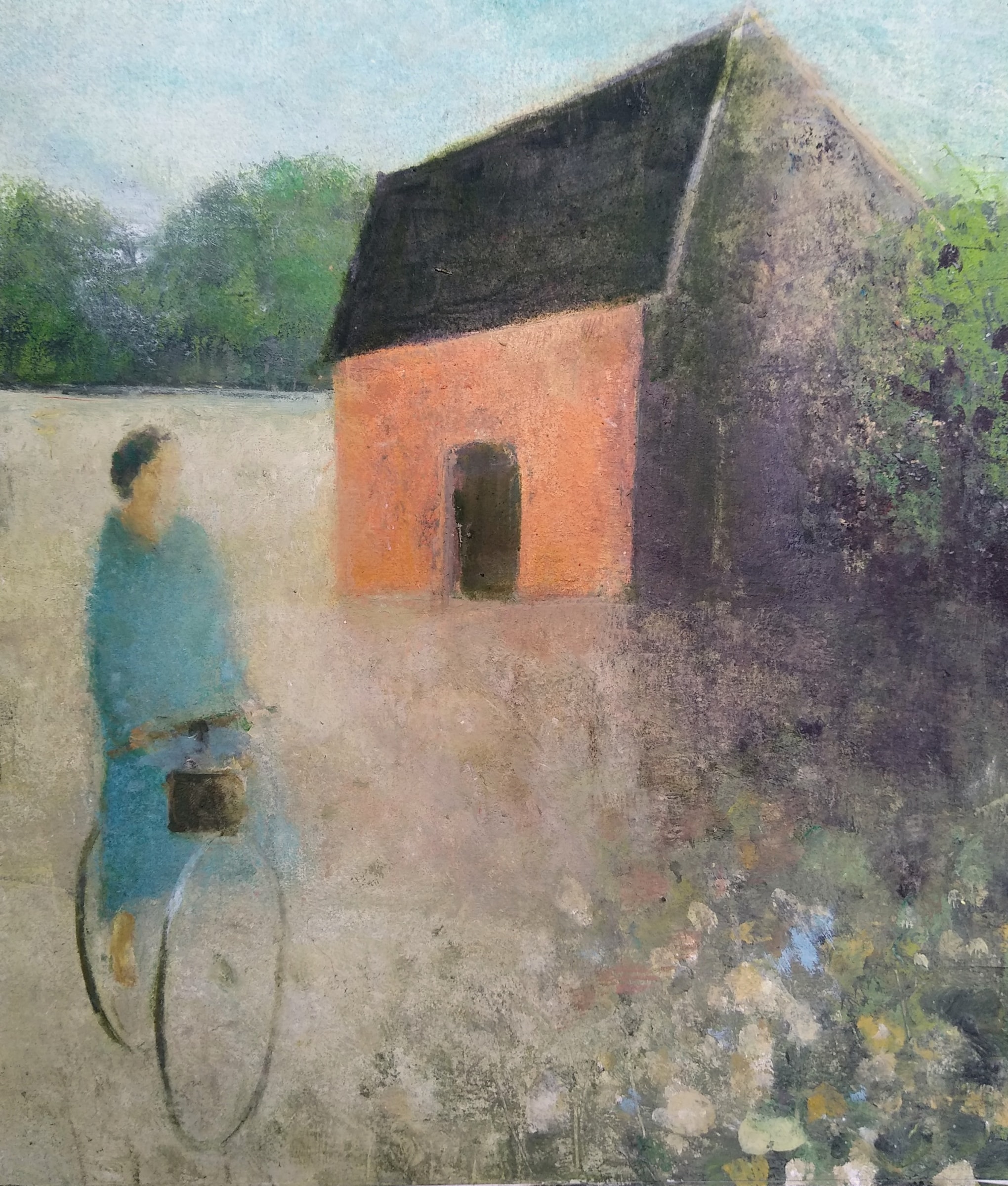 David Brayne, I Rode Easily Along | RWS NOW | Royal Watercolour Society