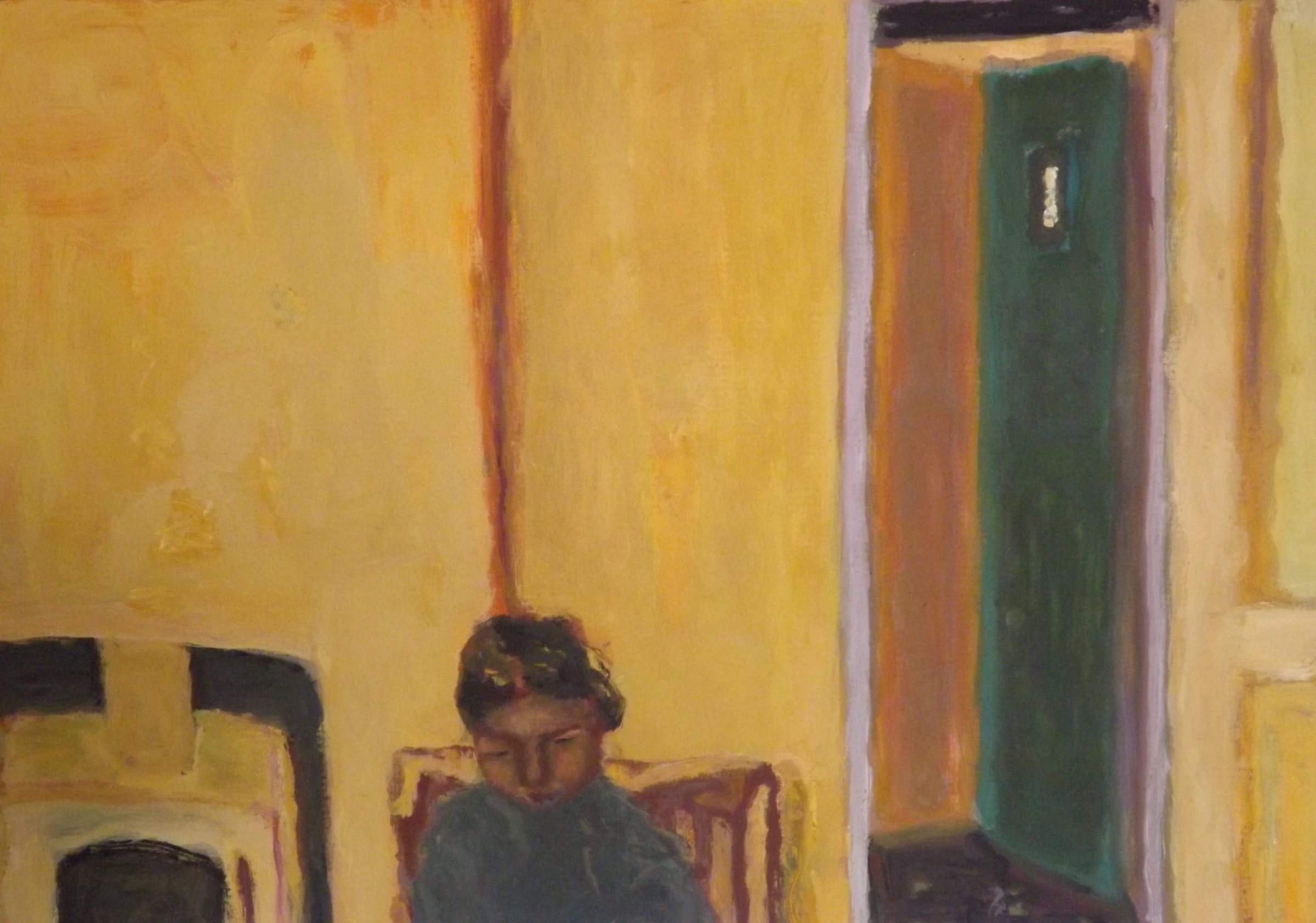 Bridget Moore, The Yellow Room | Artworks | Royal Watercolour Society