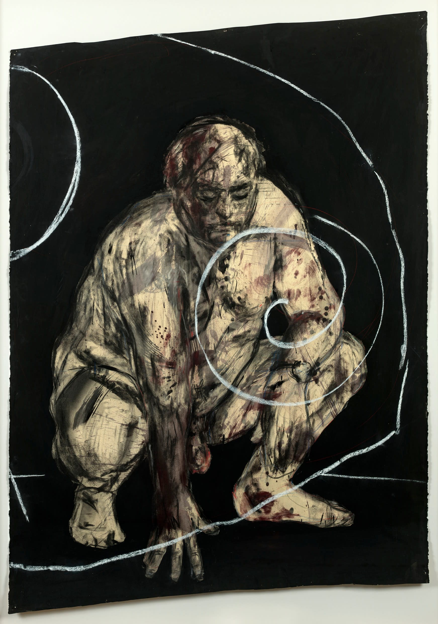 Crouching Man - Kentridge, William - Osborne Samuel