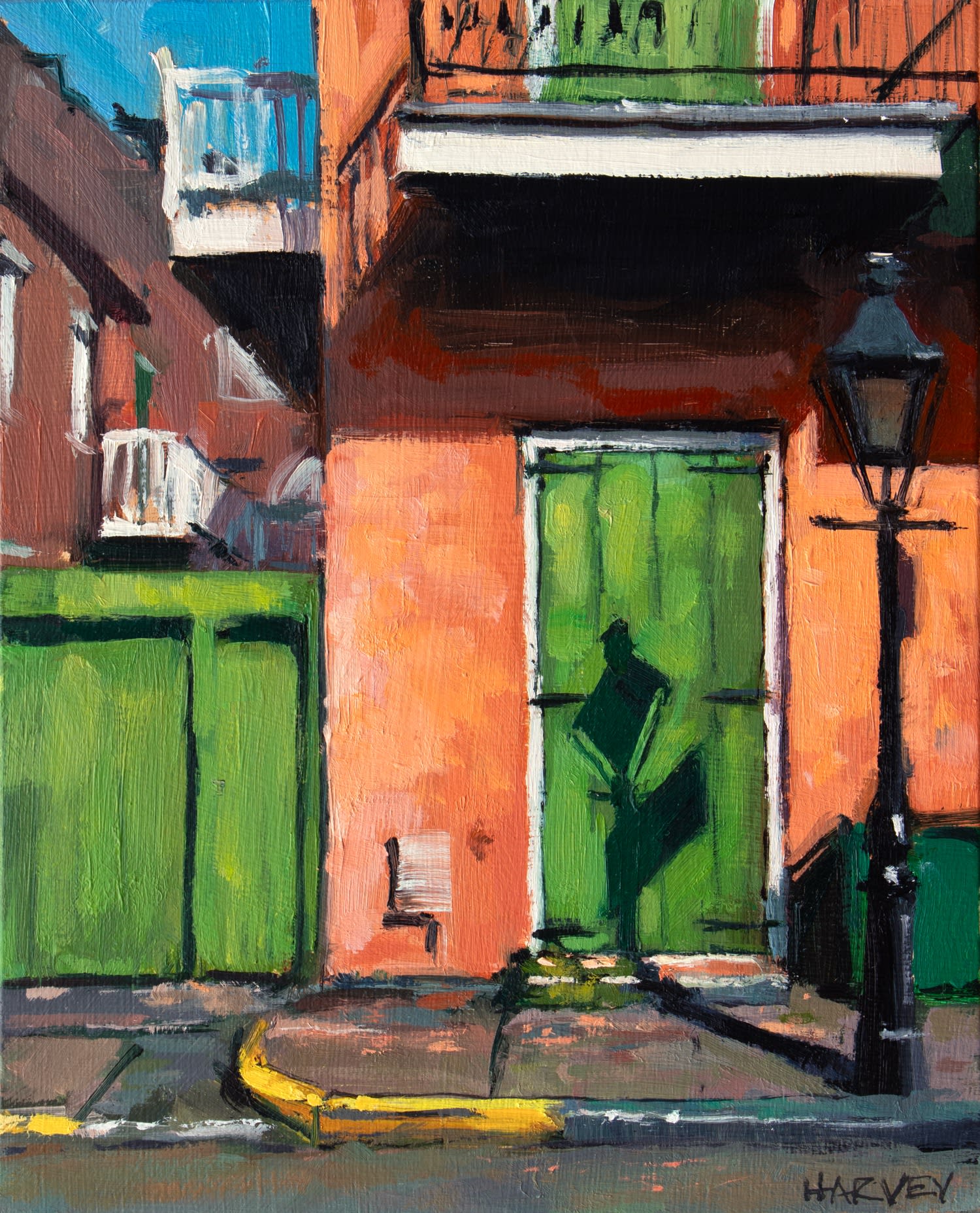 Brian Harvey, Green Door, French Quarter, 2024 | Abbozzo Gallery